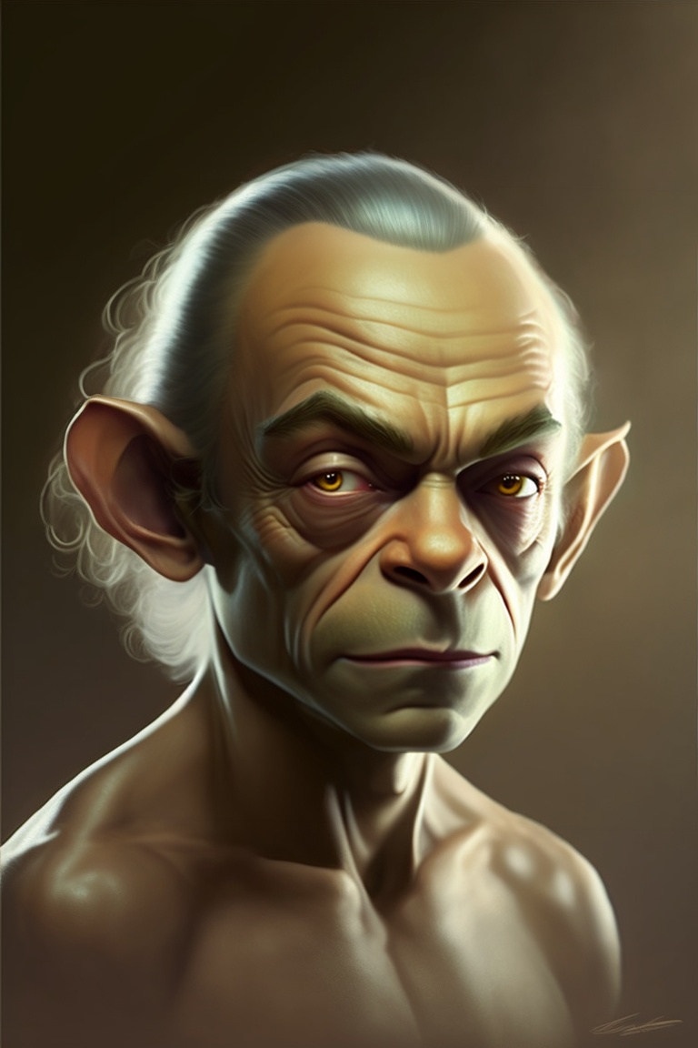 Lexica - Gollum from Lord of the Rings in a realistic but fantastic ...