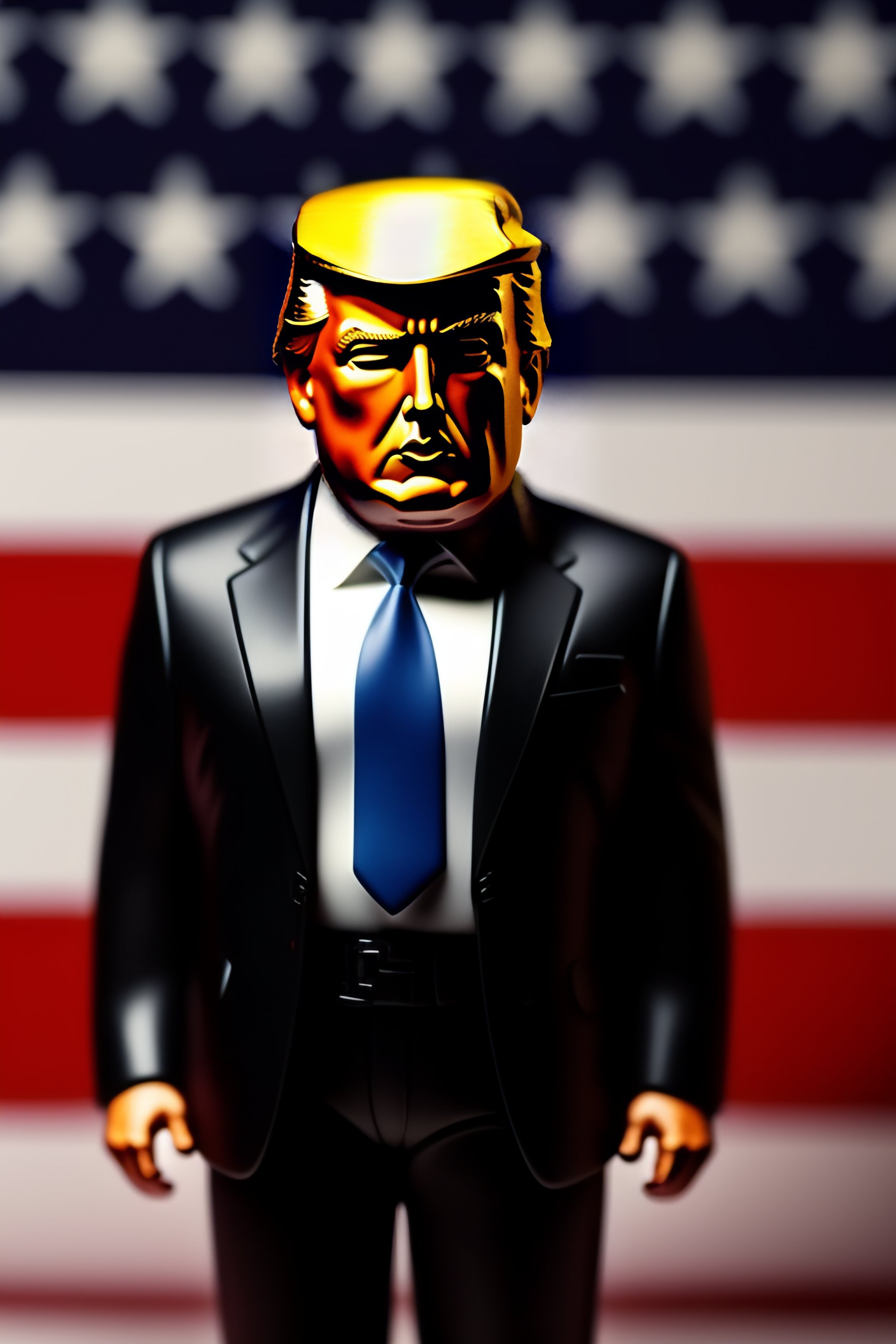 Lexica - Donald Trump as an action figure