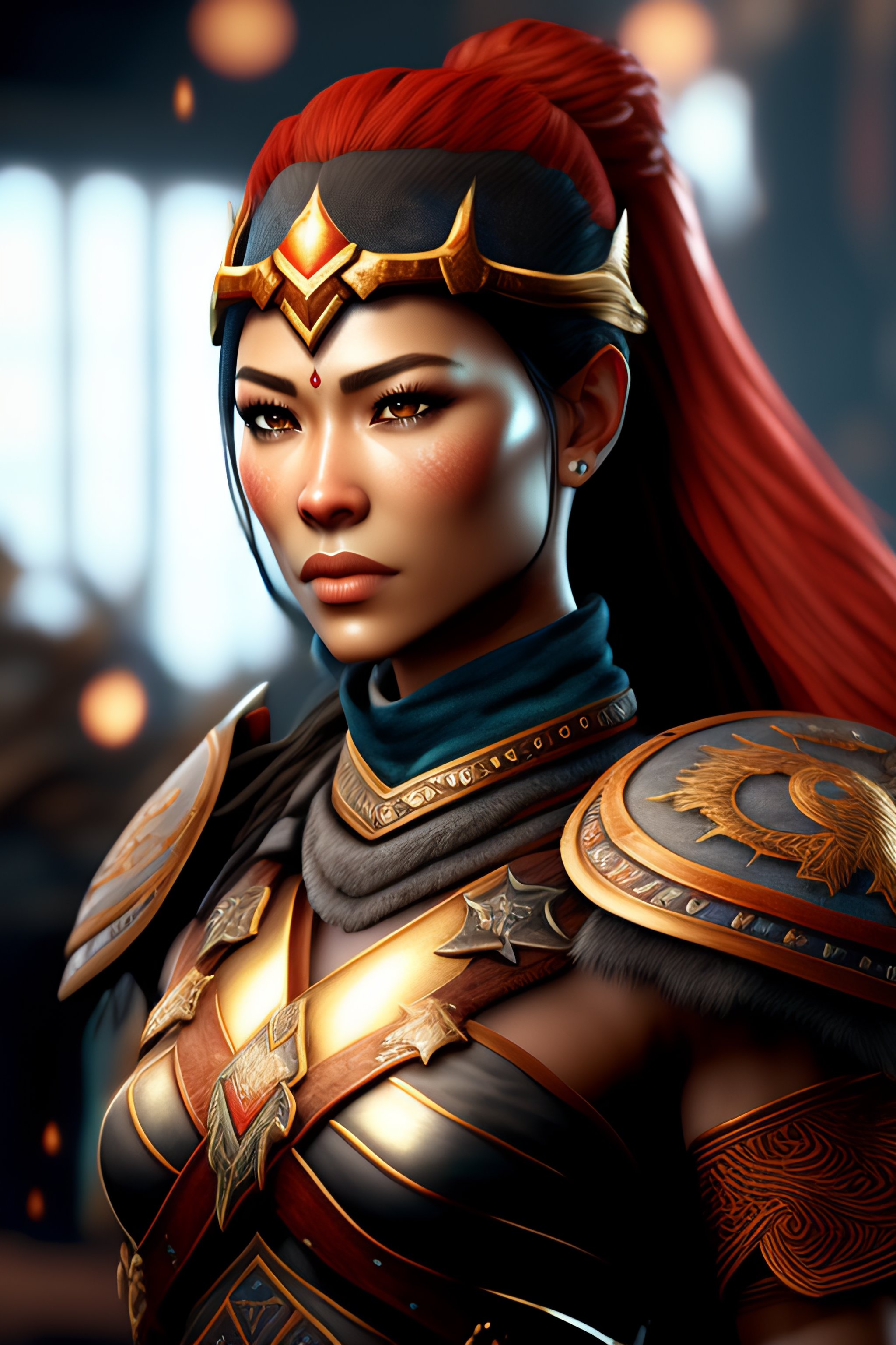 Lexica - Female character god of war ragnarok