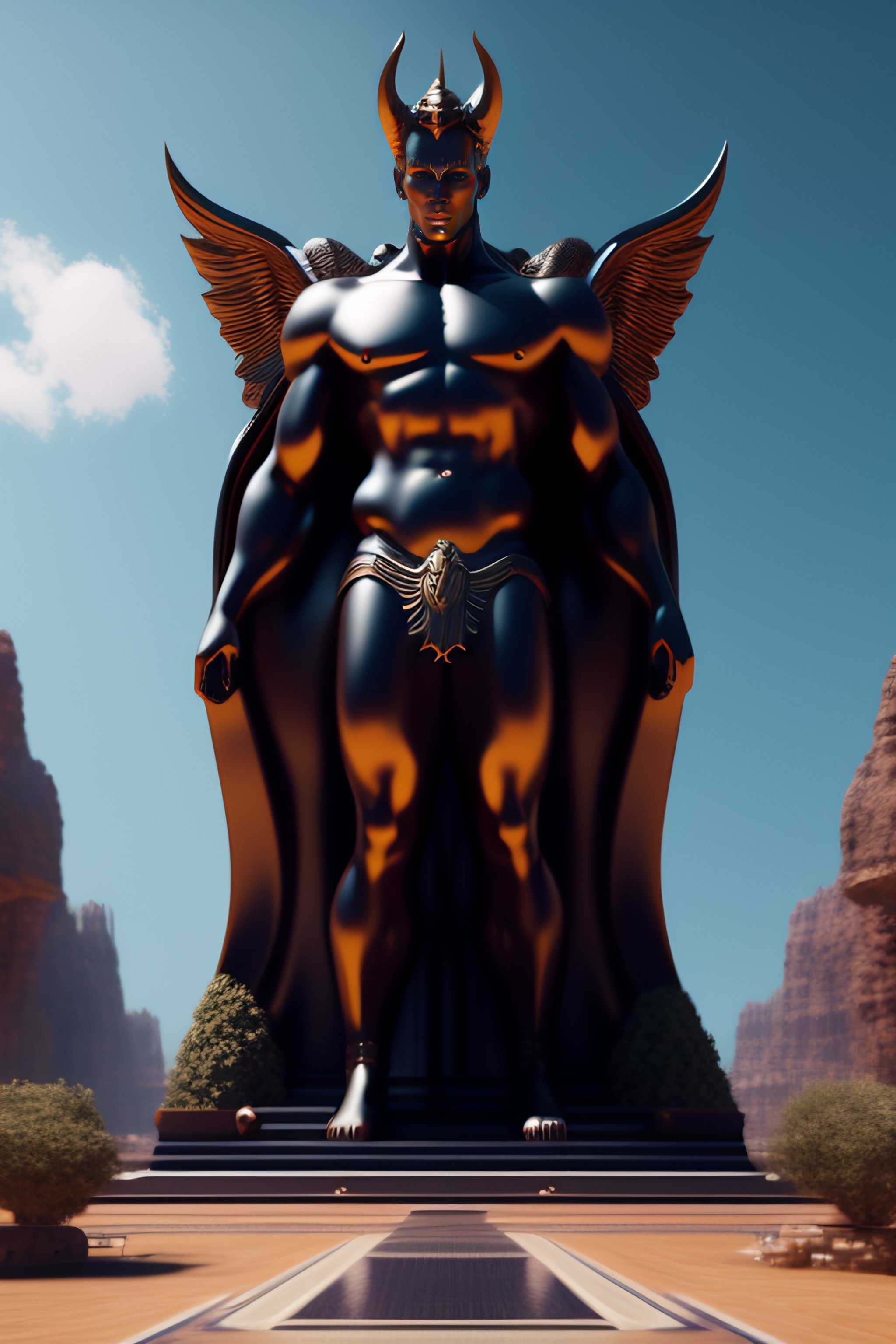 Lexica - 8k resoultion,hyper realstic, lucifer in god , full body