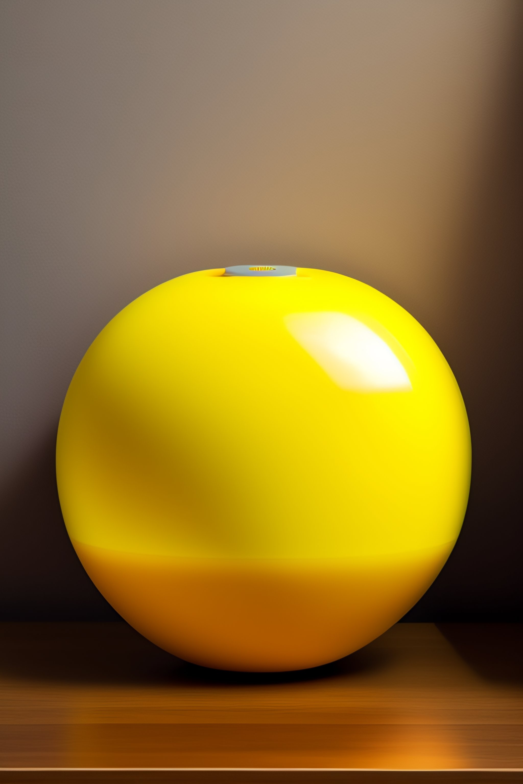 Lexica - A yellow and round beautiful and aesthetically nice sound speaker