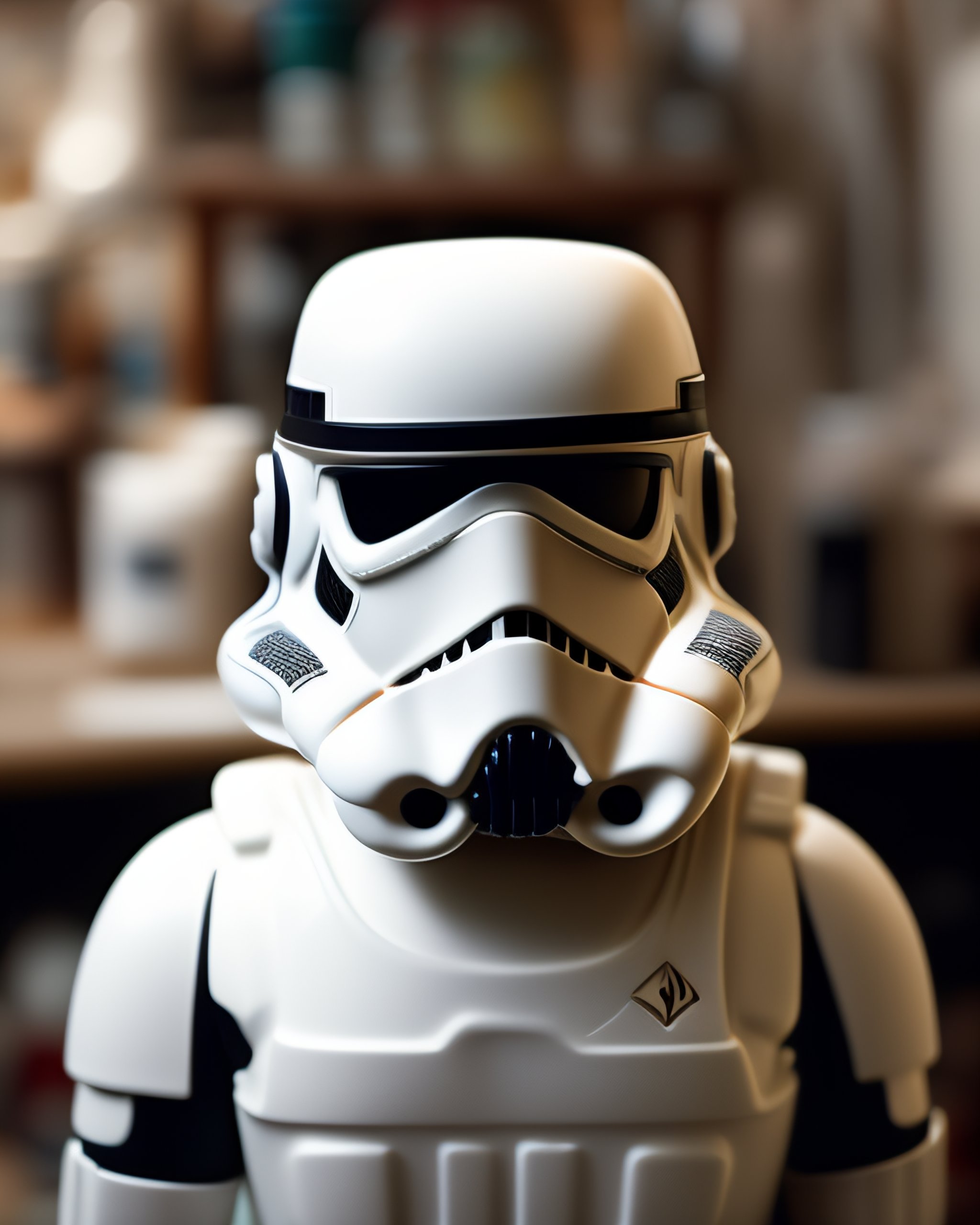 Lexica - Wide angle Environmental shot of a stormtrooper in baroque ...