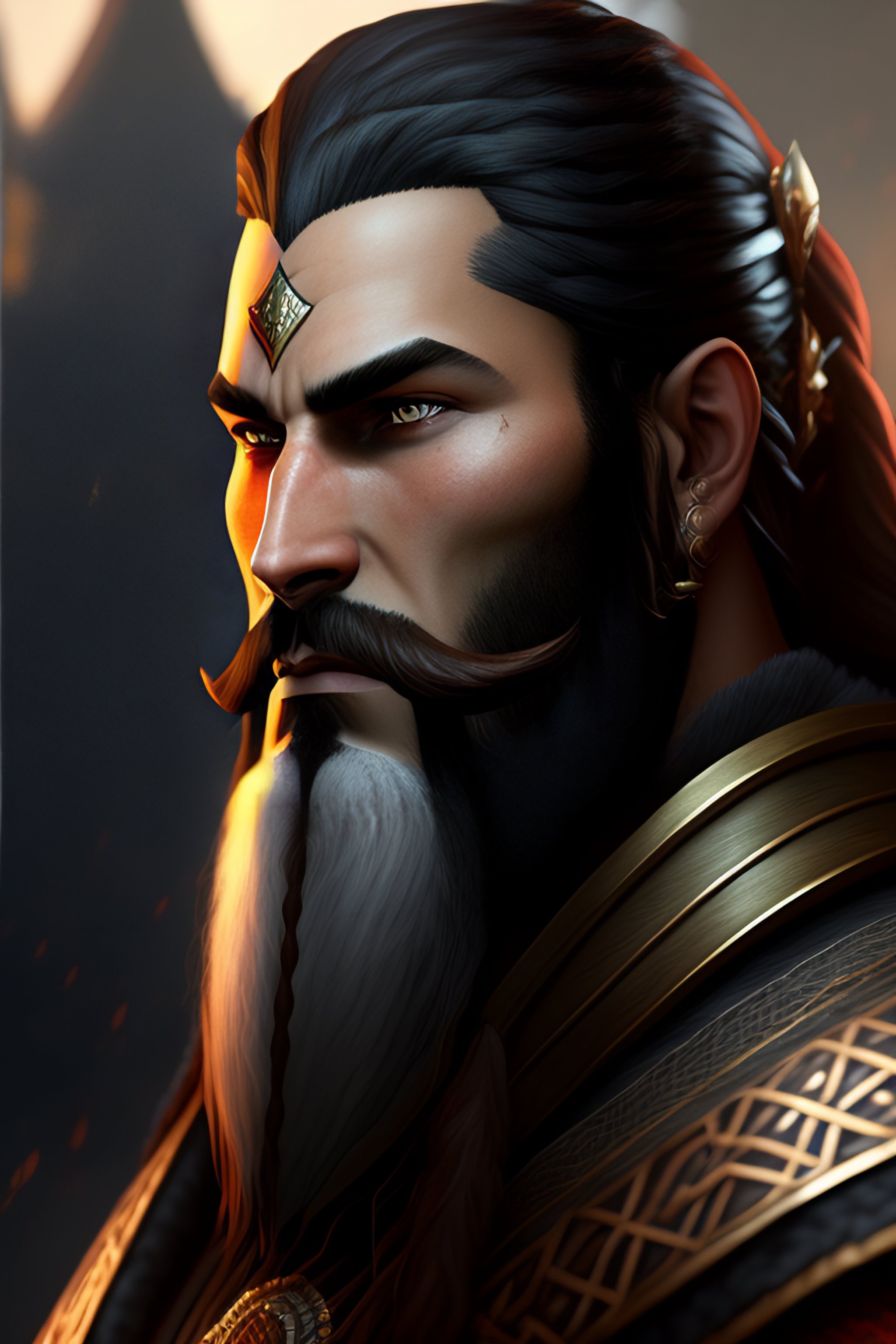 Lexica - Blackwall from Dragon age as a viking, portrait, detailed,