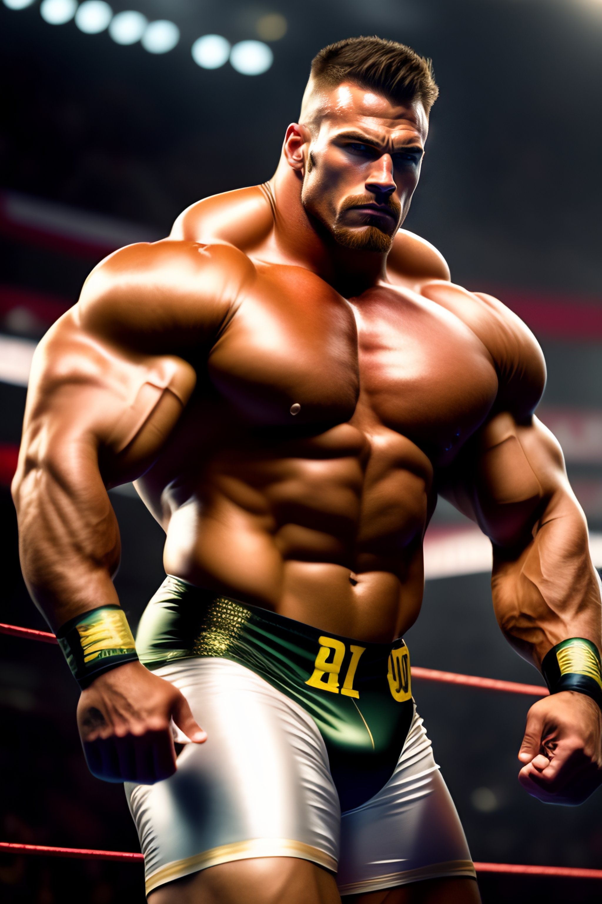 Lexica - Muscular, chad, high resolution, rugged, powerful, wrestler