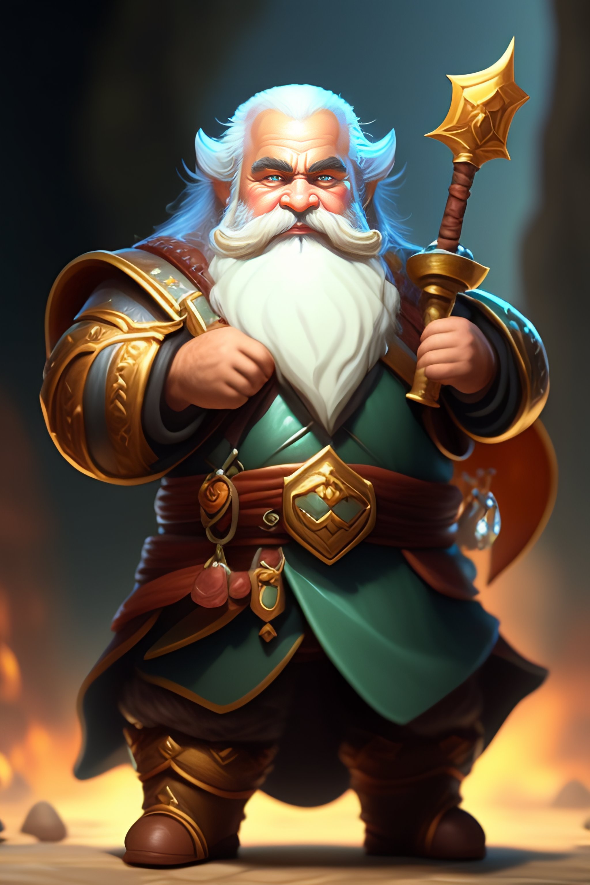 Lexica - Dwarf Wizard, D&D, RPG