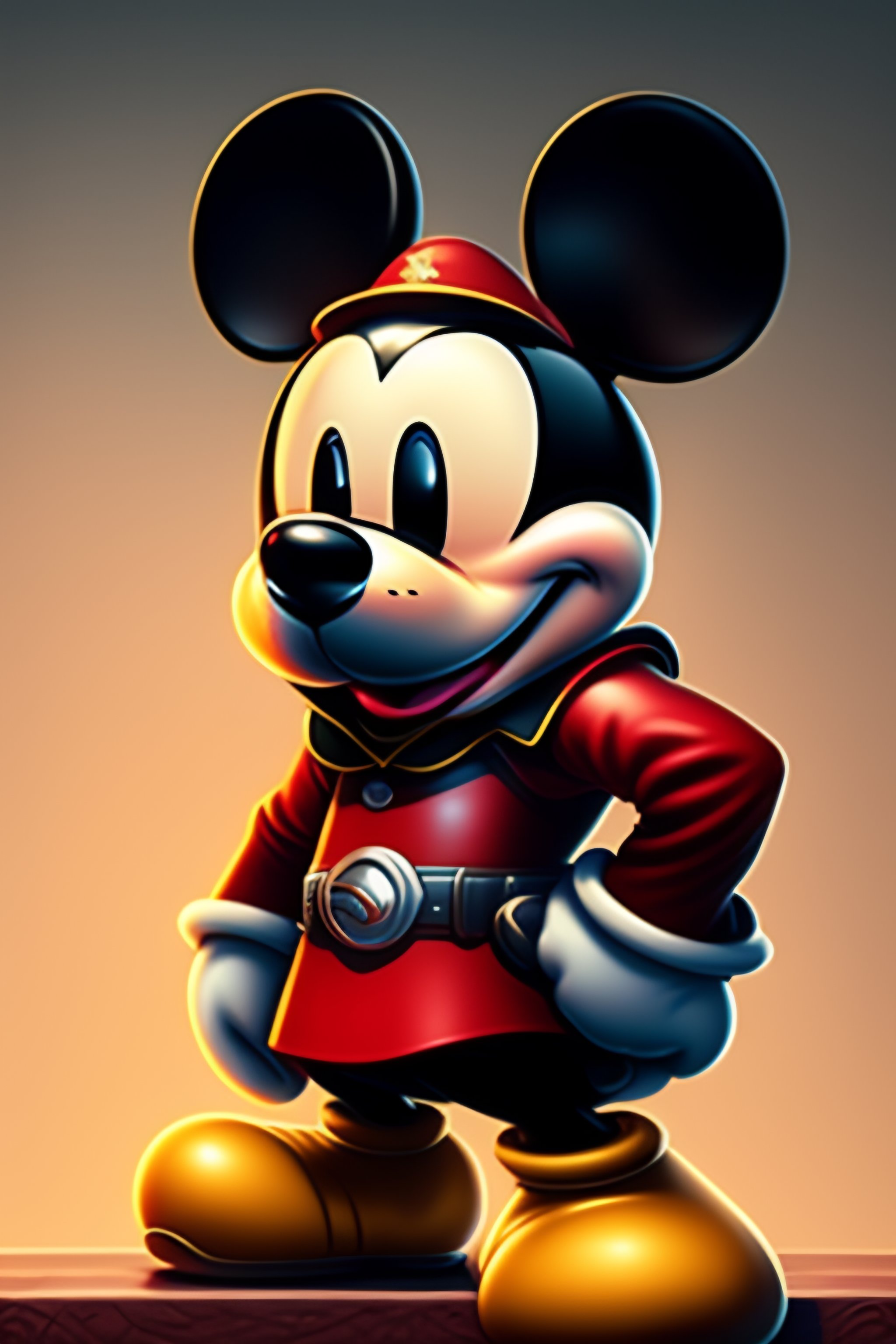 Lexica - Mickey mouse as an evil dictator.