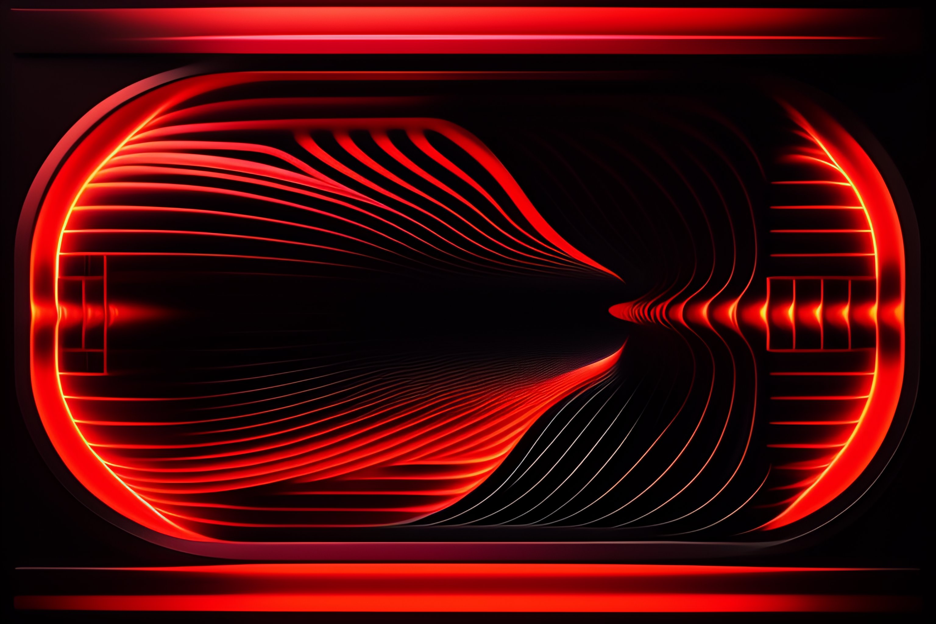 Lexica - Soundsystem black red lsd waveform