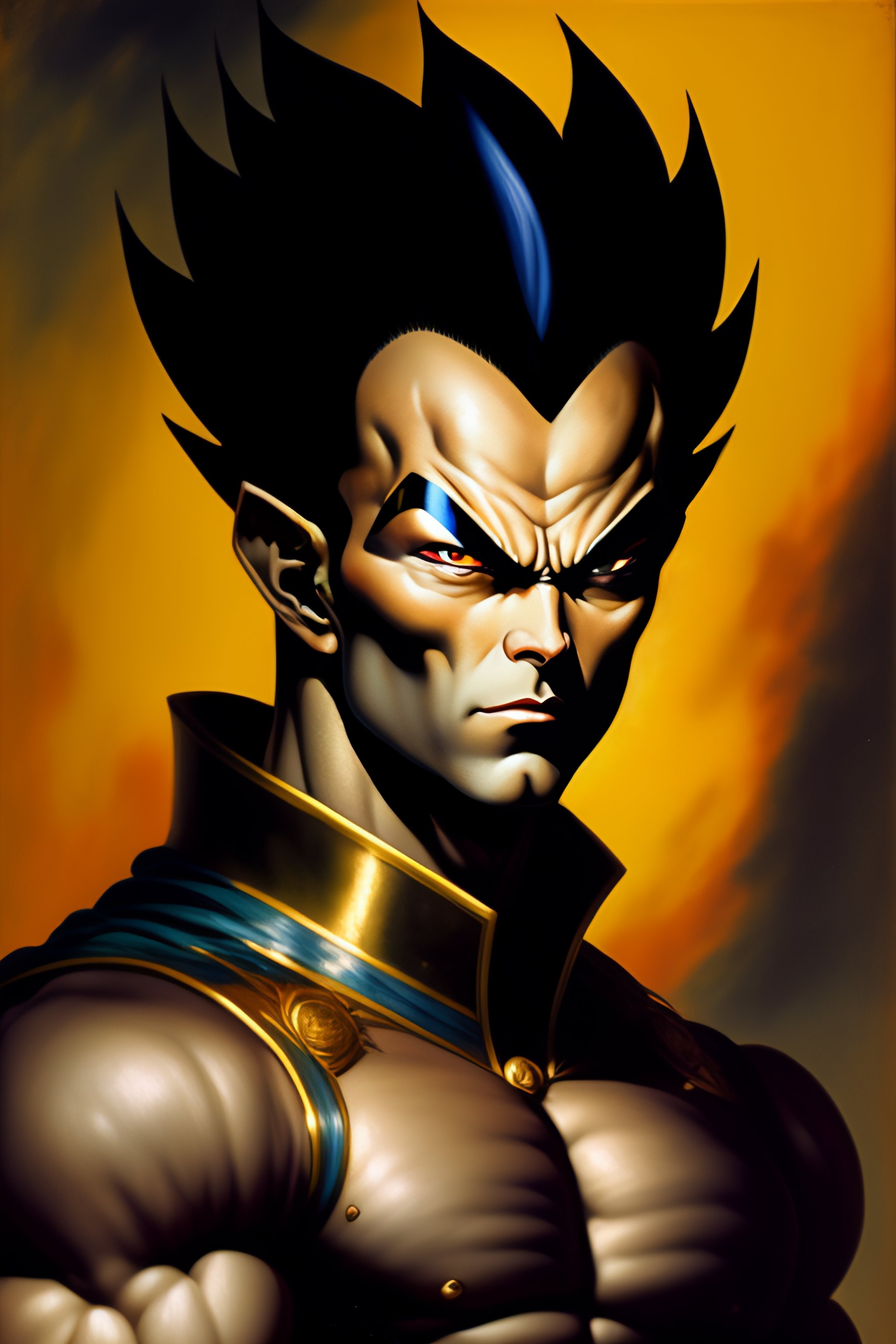 Lexica - Portrait of old vegeta painted by goya