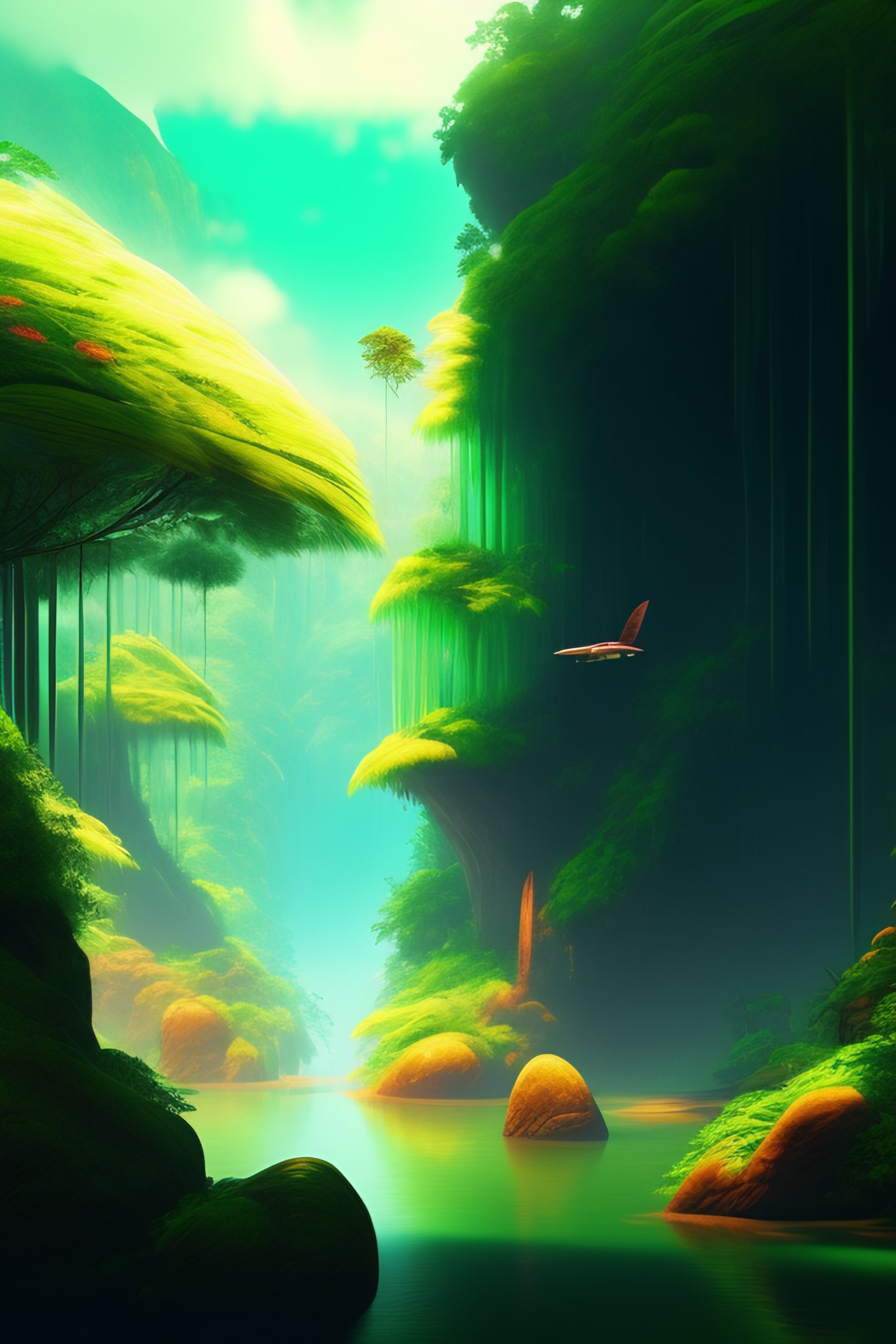 Lexica - Landscape jungle