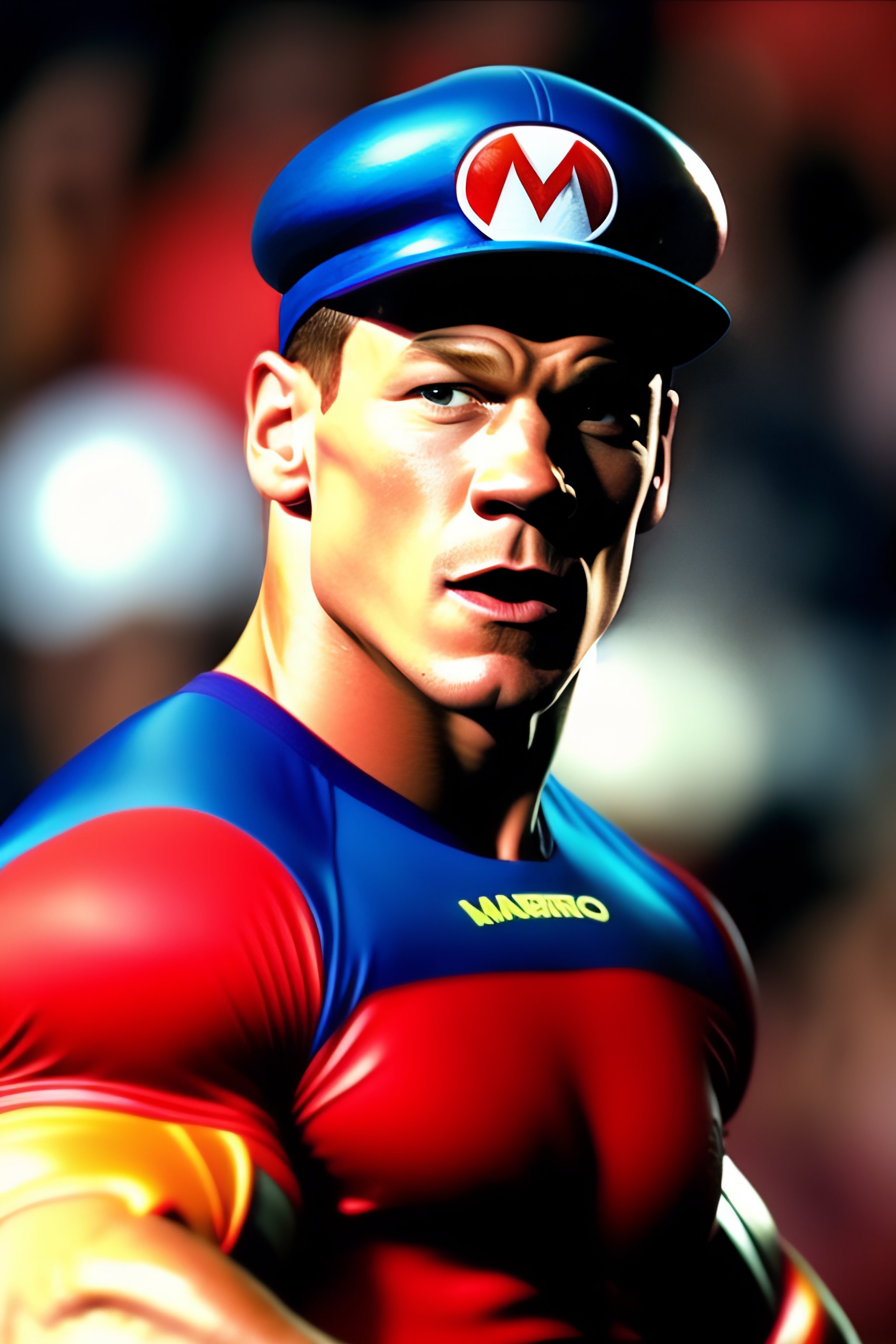 Lexica - John cena as a mario character in mario 64