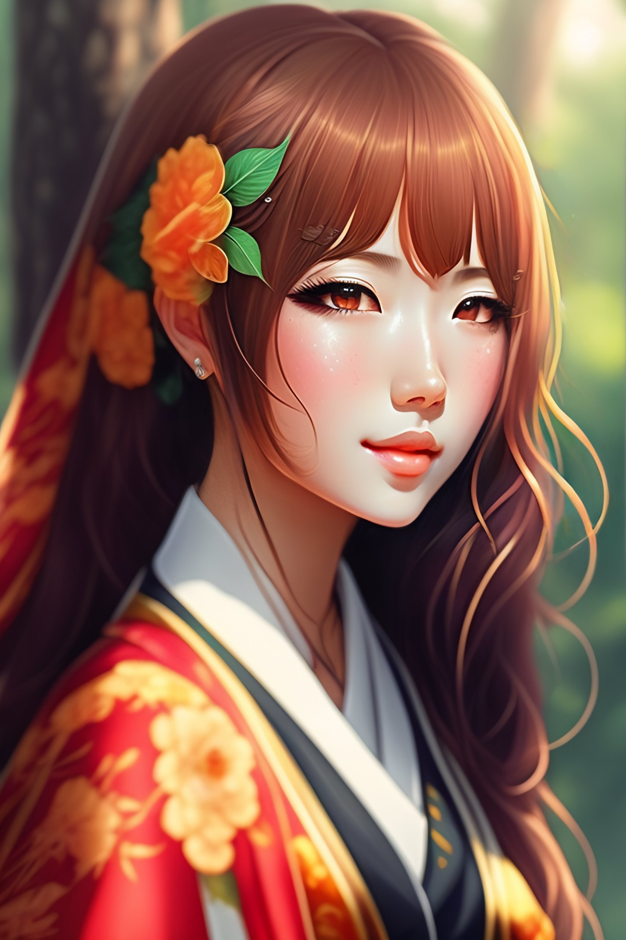 Lexica - Create a high resolution artwork of Anime Girl in groups with ...