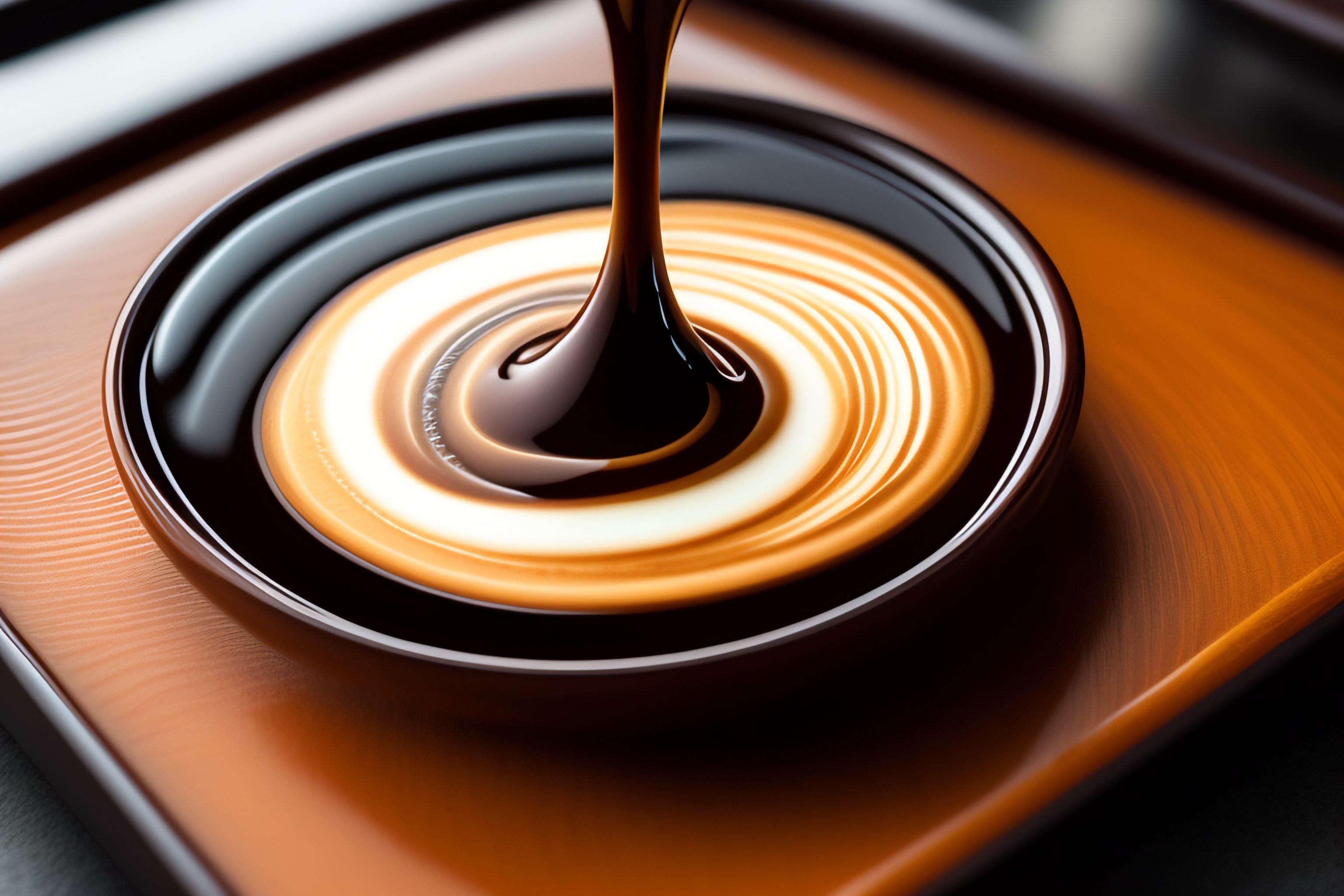 Lexica - Latte art, art deco, futuristic, ink drop, highly detailed, 8k, hd