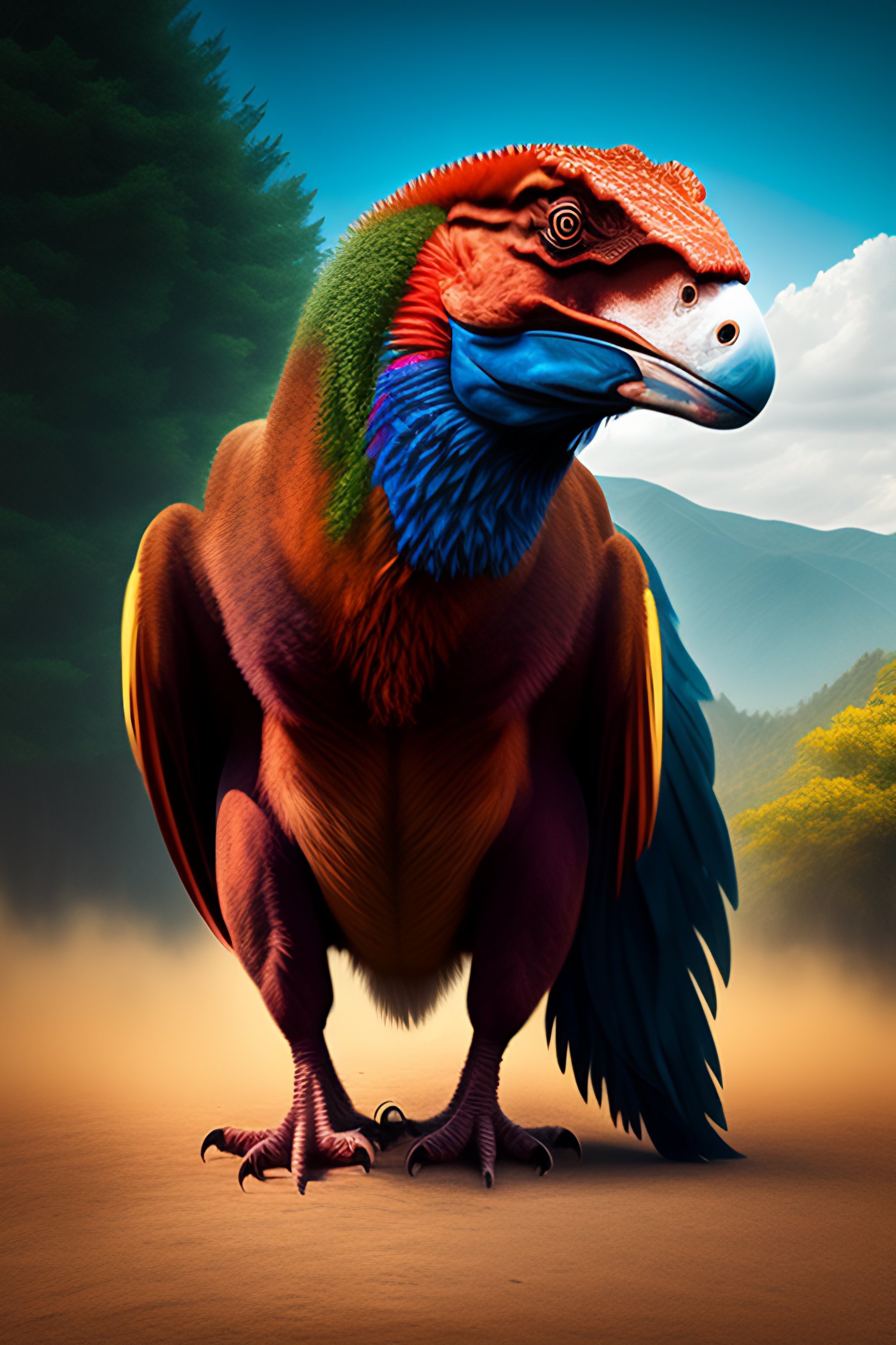 Lexica - Feathered trex