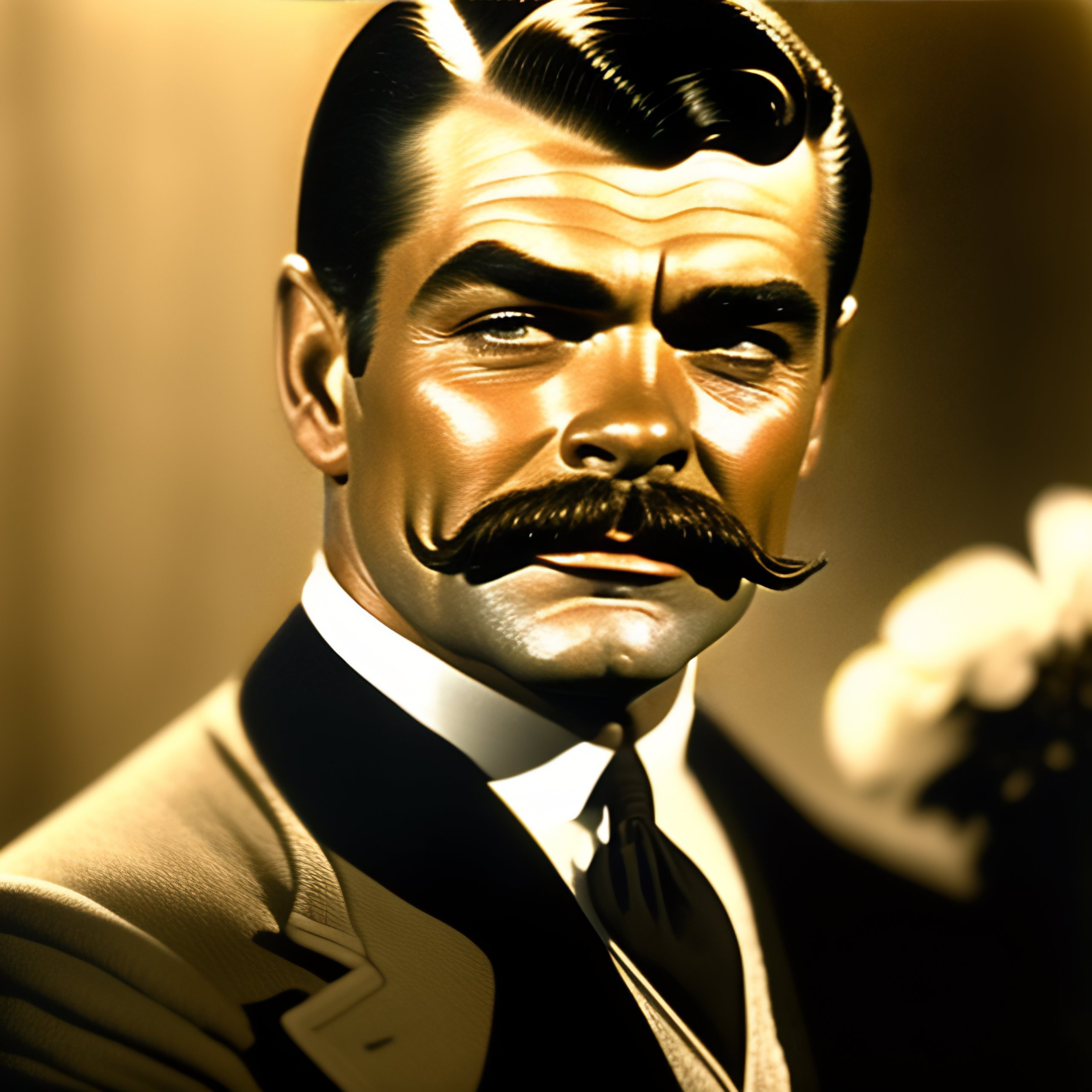 Lexica - Clark gable crying, tears running down, sad, gone with the wind