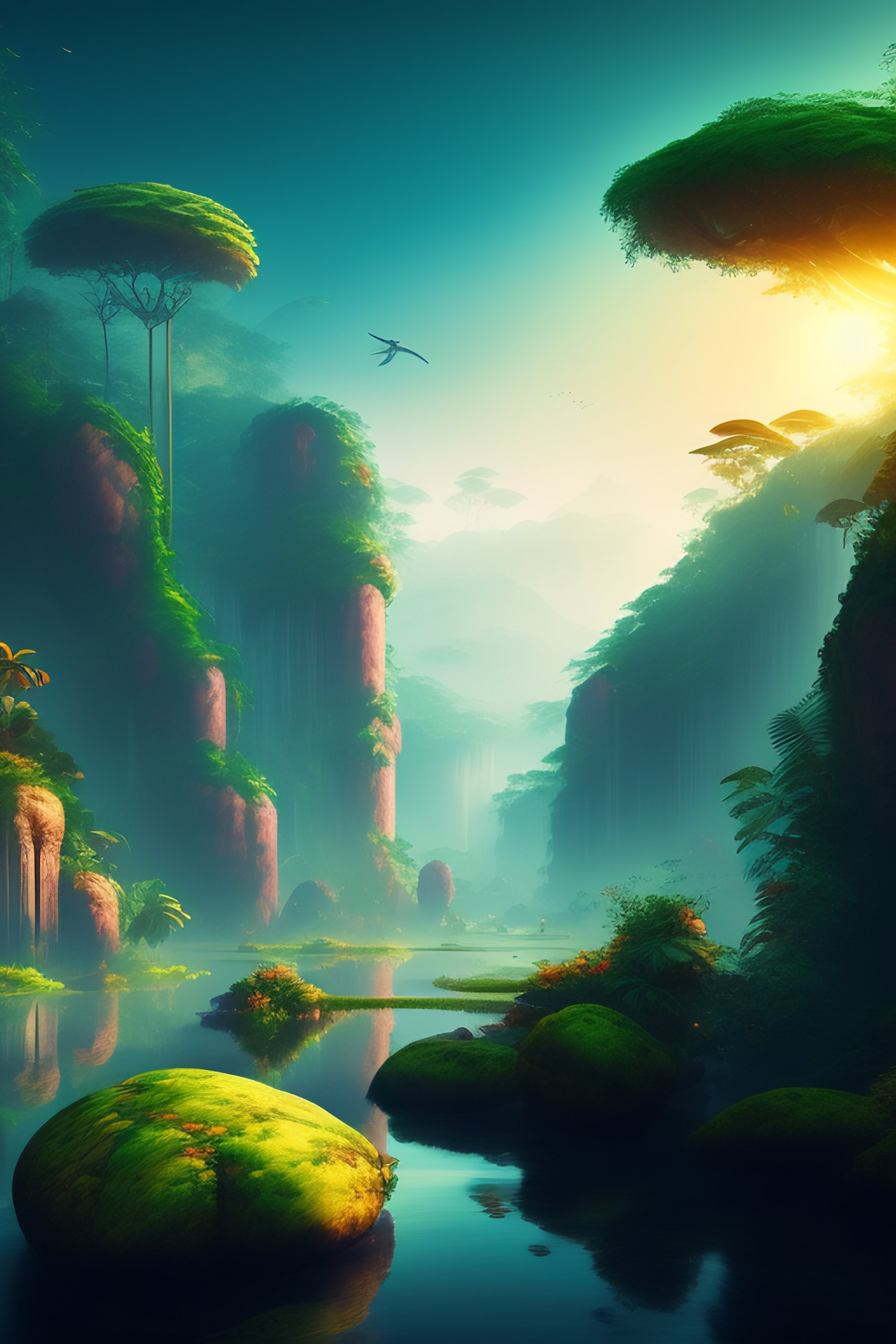 Lexica - Landscape jungle