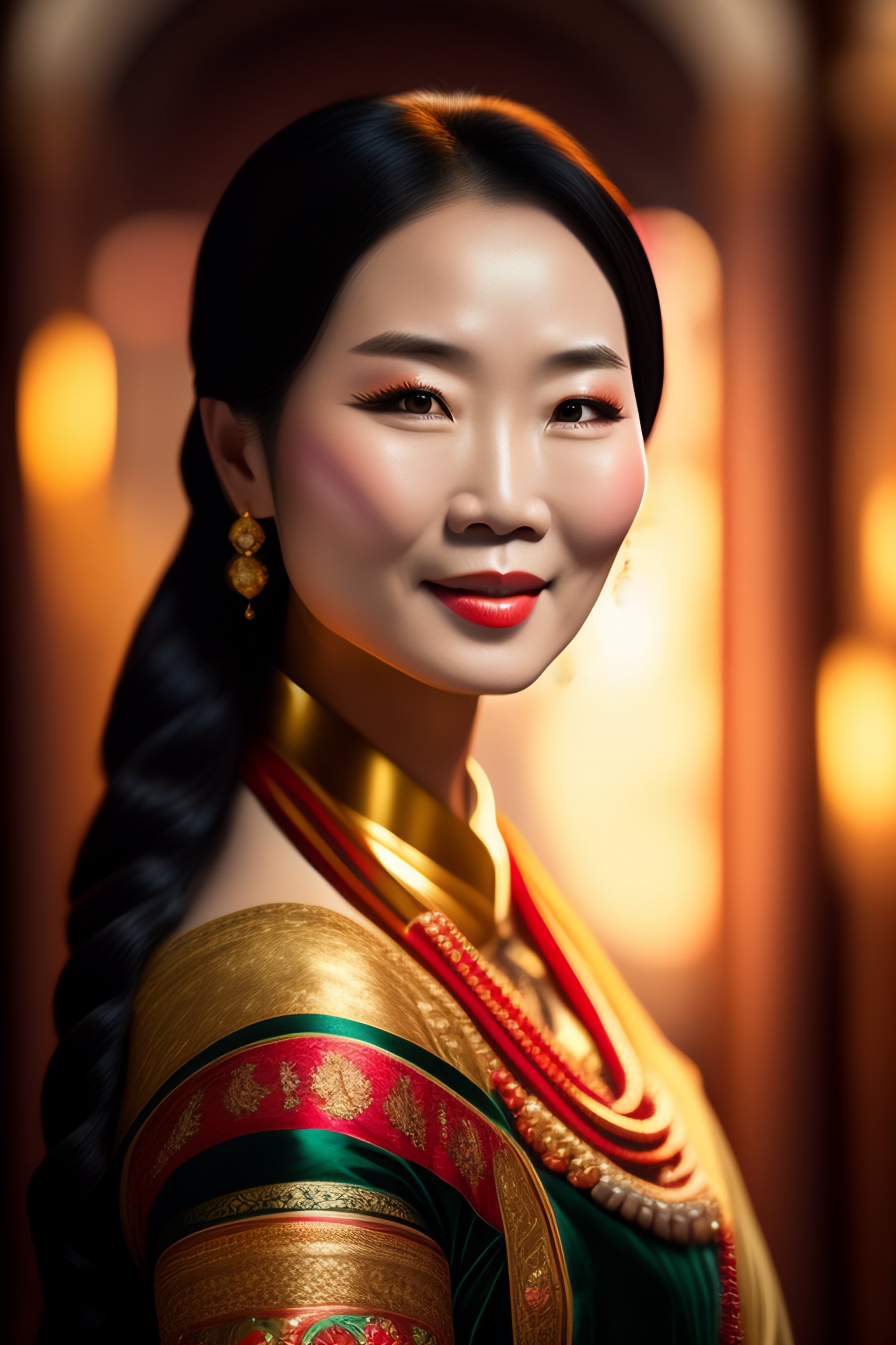 Lexica - Portrait of a wonderful asia woman 8 k masterpiece.
