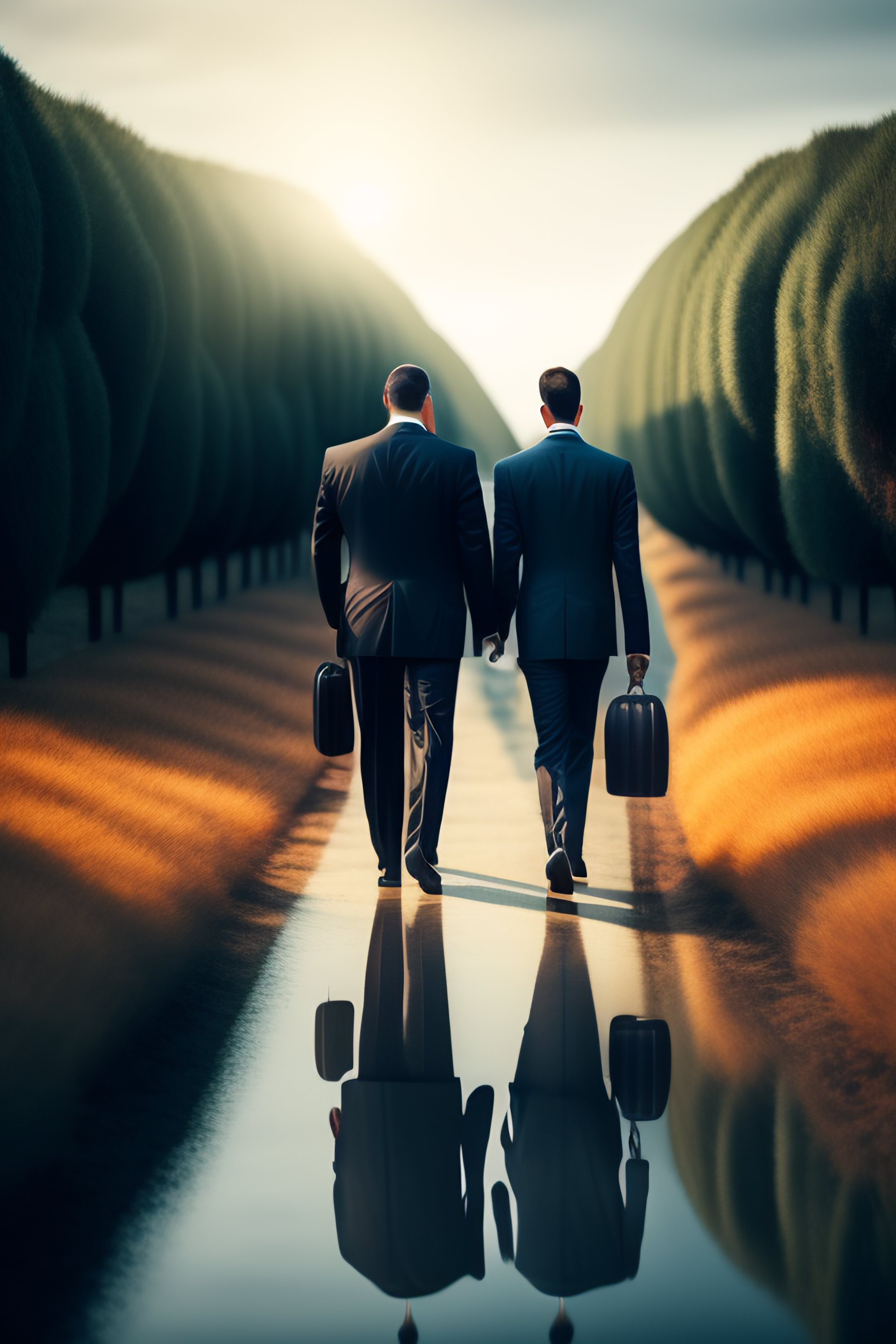 Lexica - Business people going to work morning