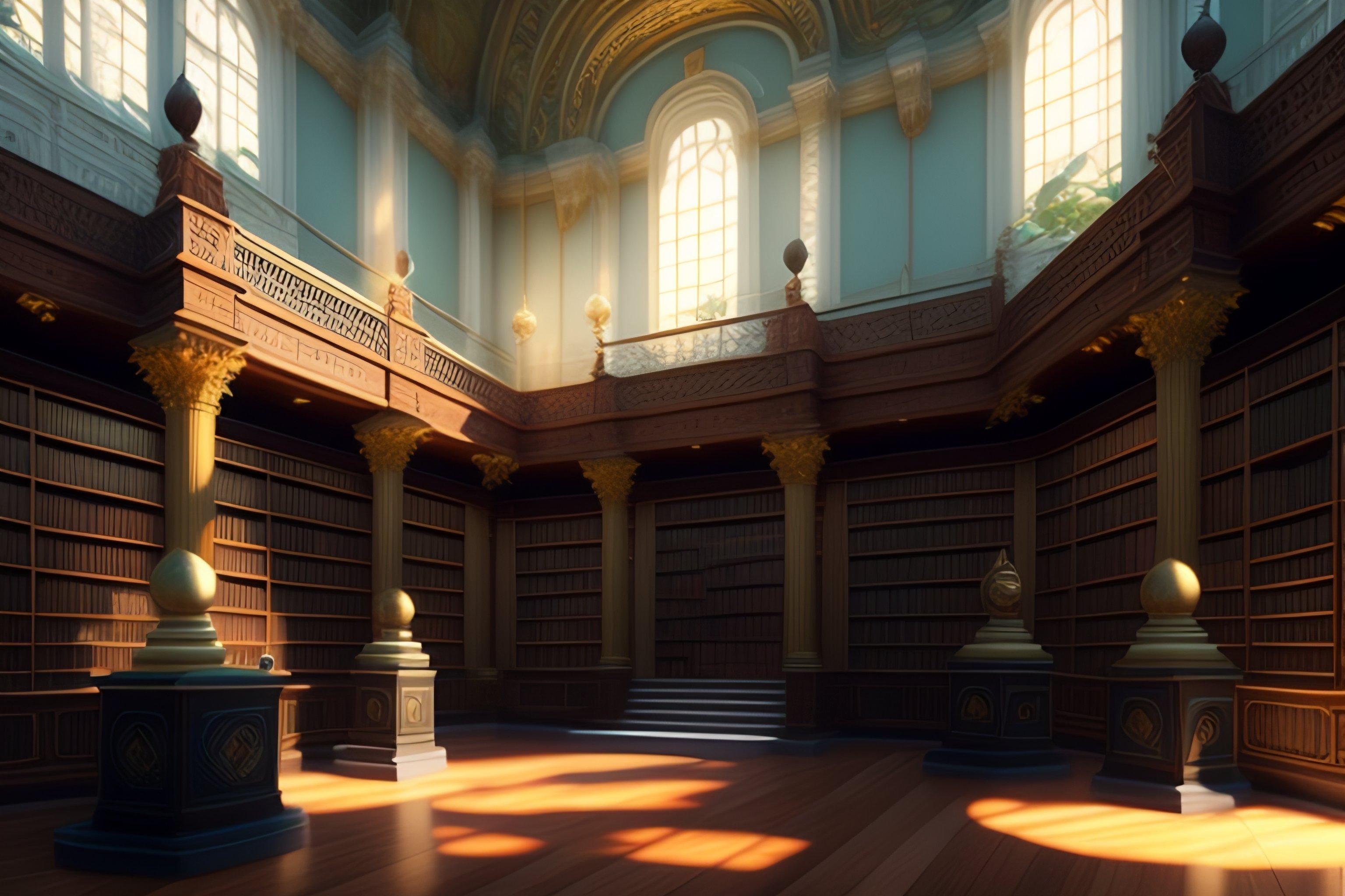 Lexica - Victorian library interior, ferdinand knab, lois van baarle ...