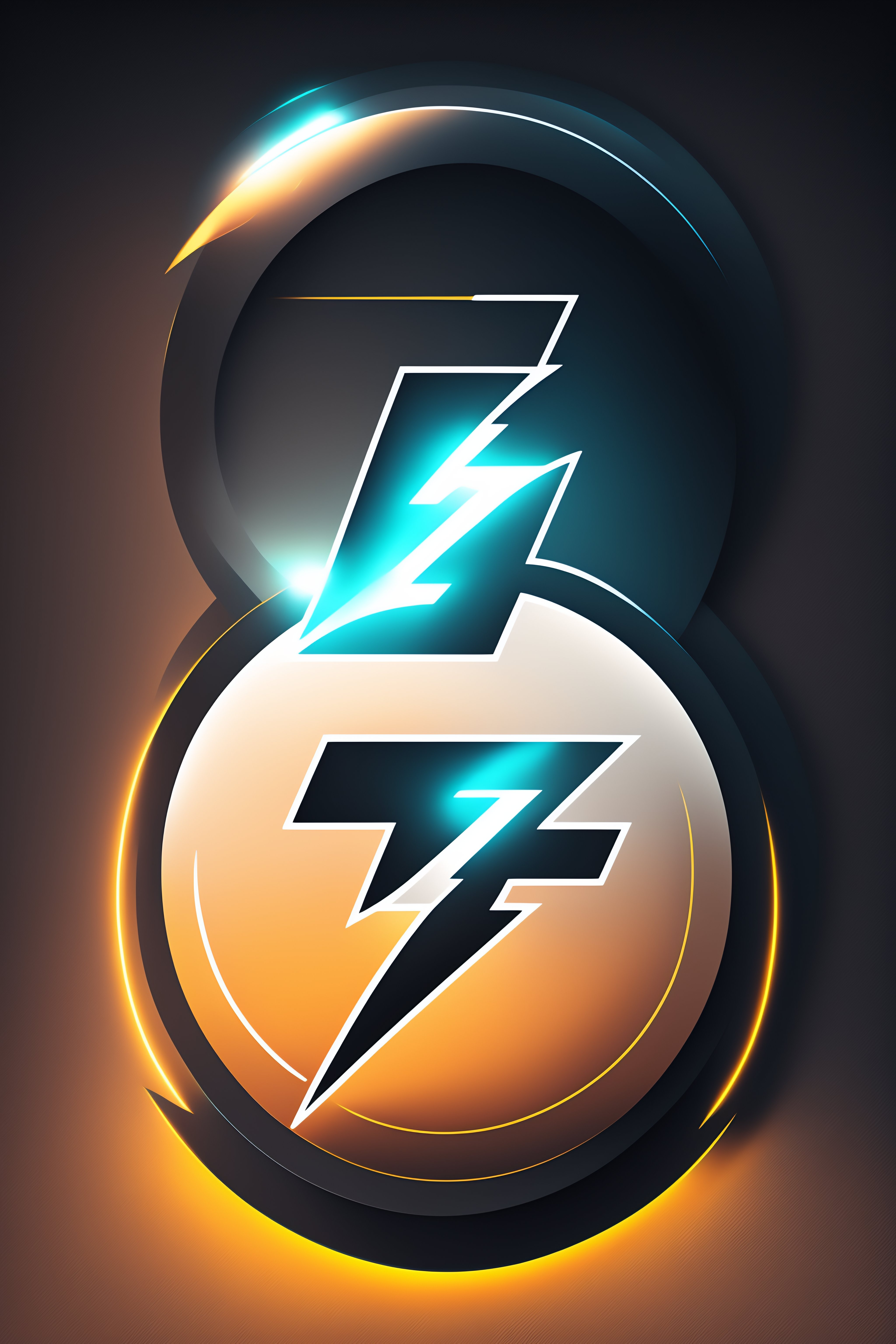 Lexica - Lightning icon, highly detailed, vector art