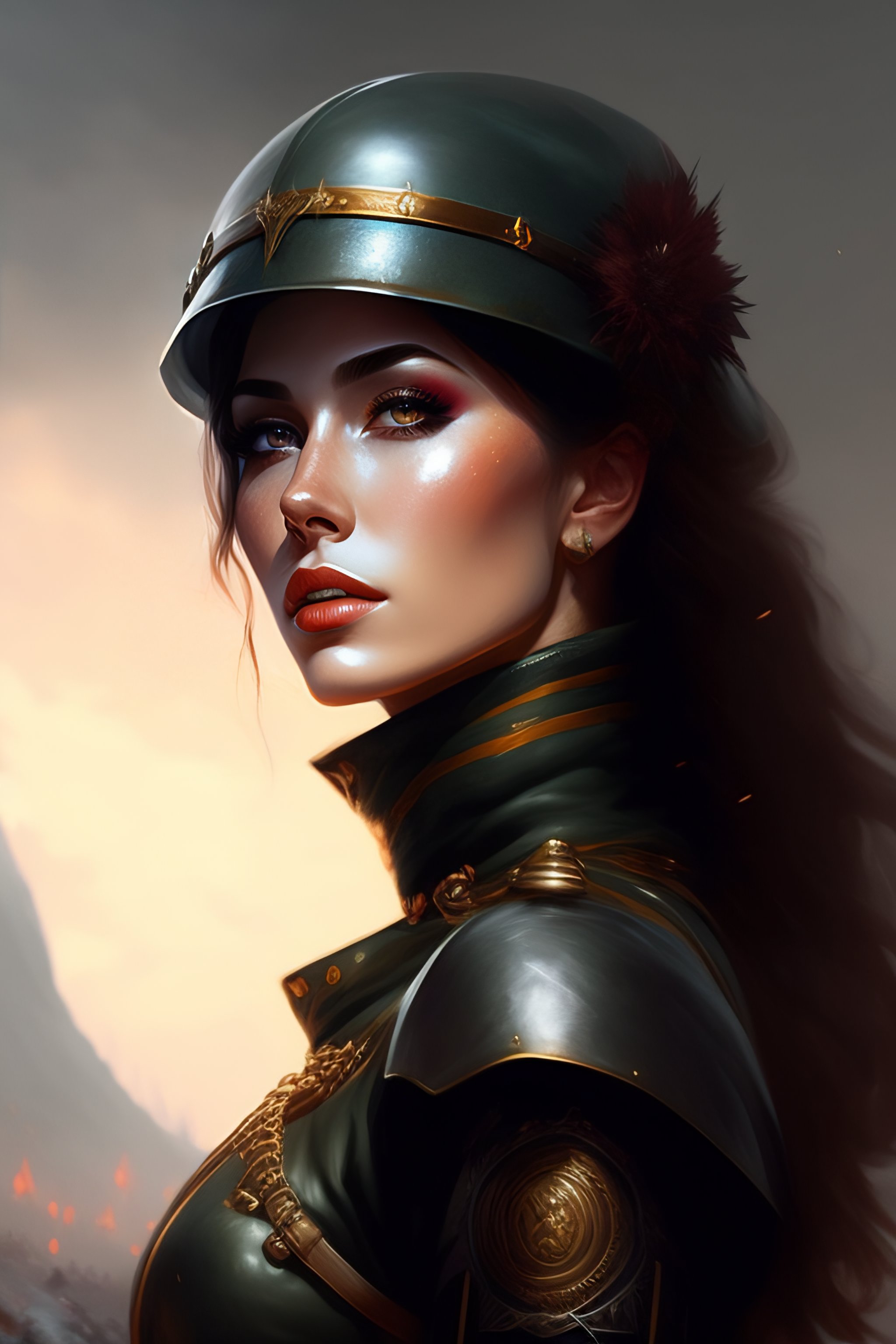 Lexica - Portrait of a warhammer peak blinders, epic, tragic, military ...