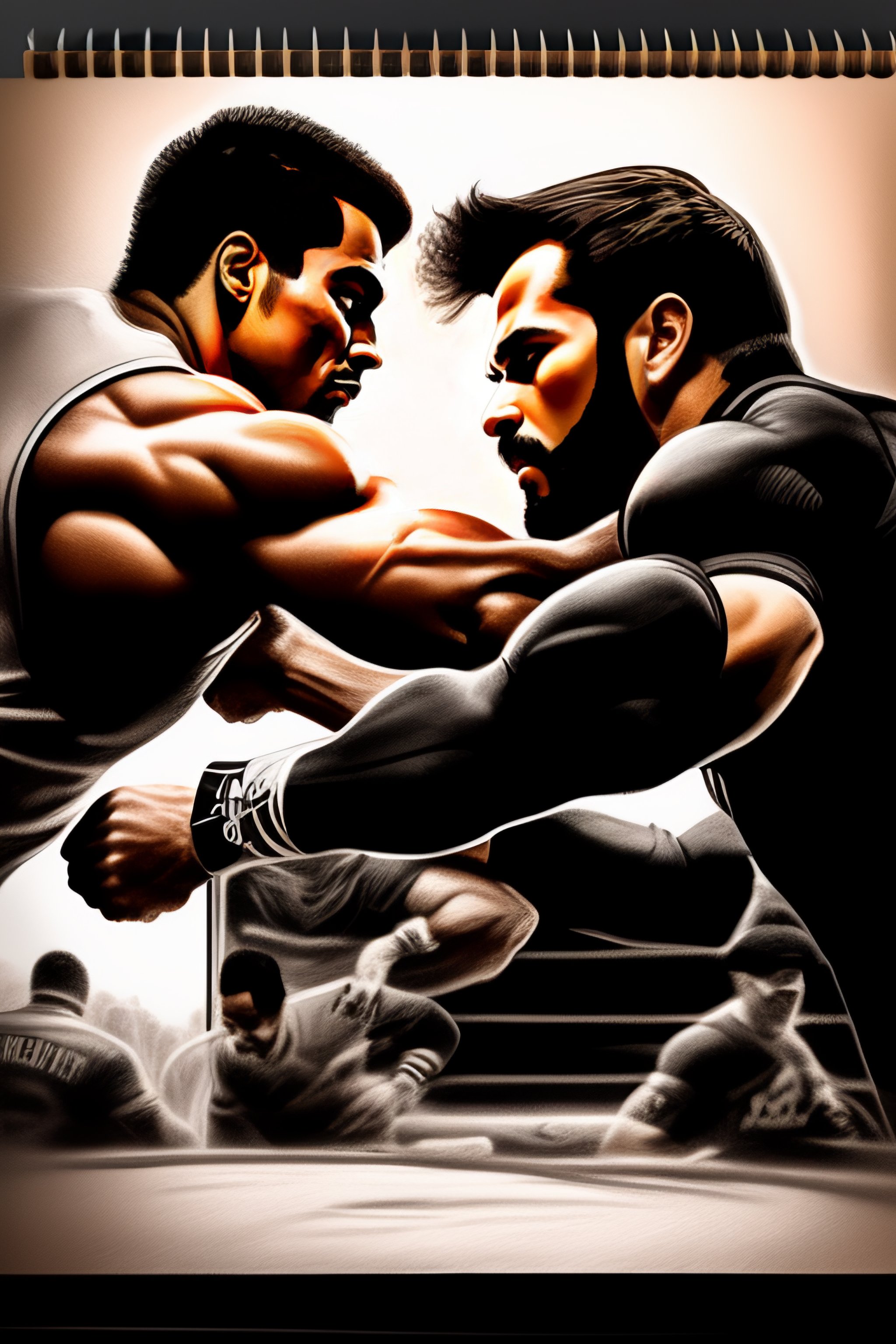 Lexica - Big strong arm armwrestling drawing sketch