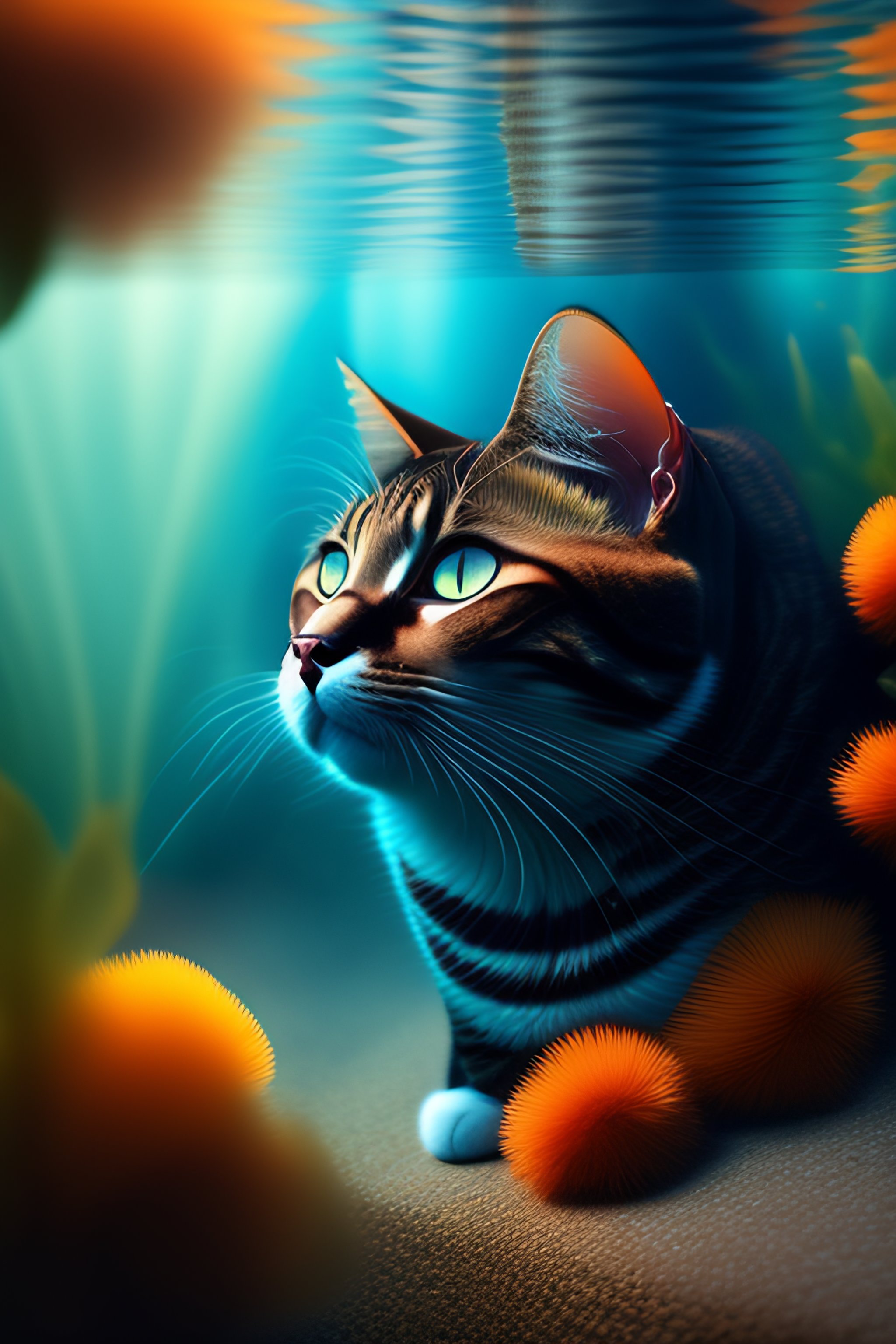 Lexica - I'm a cat in a fish body