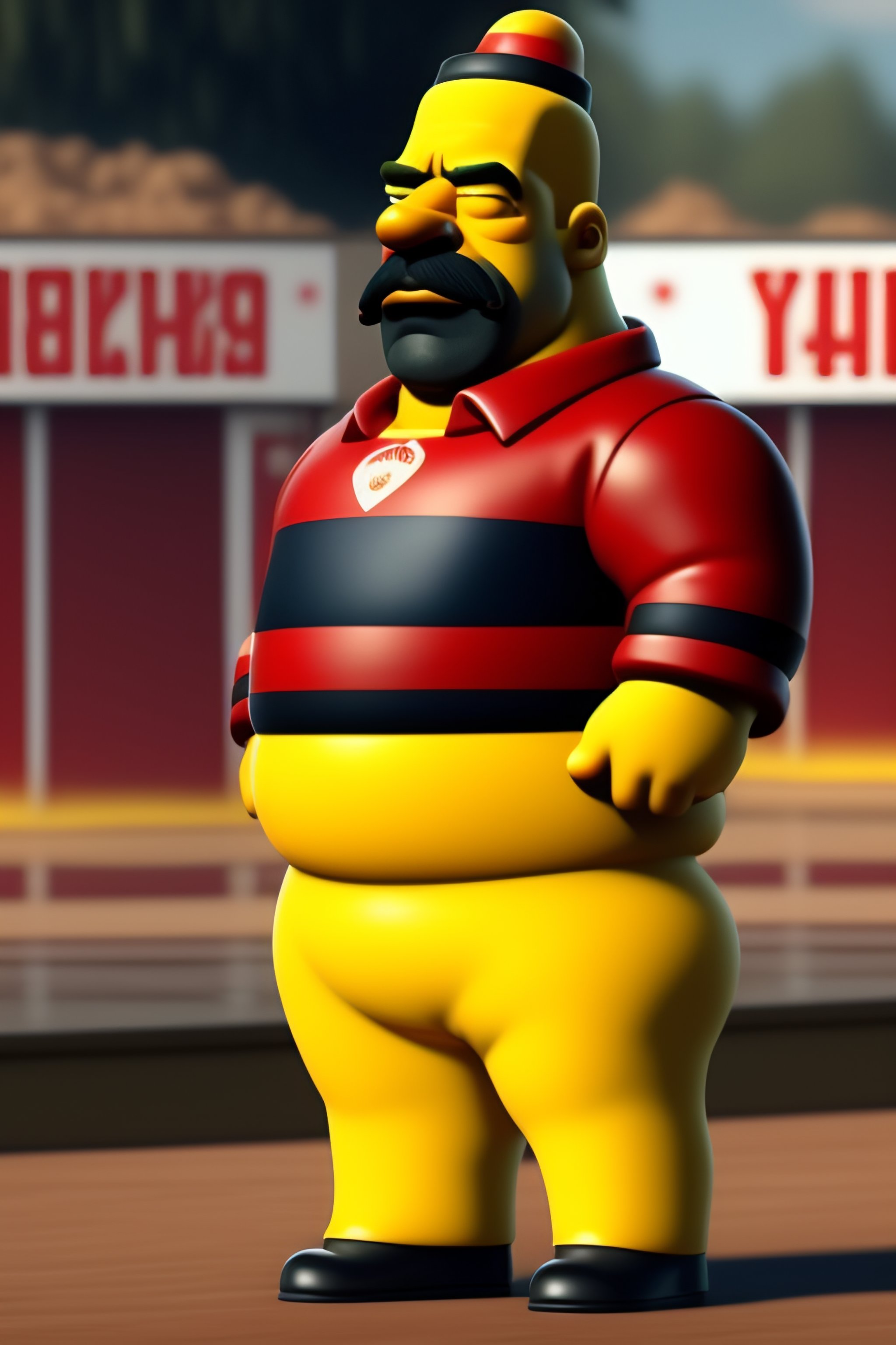 Lexica - Nicolas Maduro as Homer Simpson