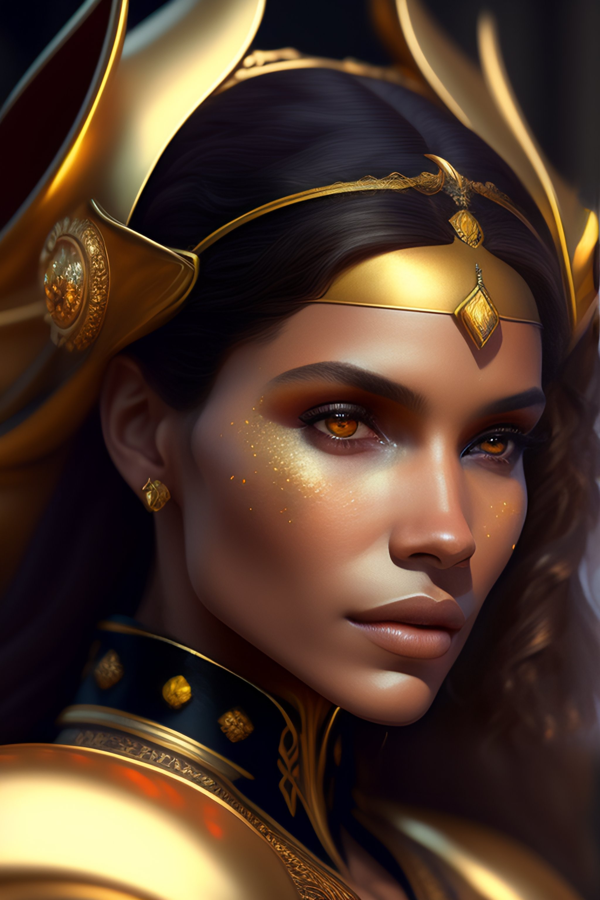 Lexica - Fantasy portrait oil painting, hybrid, anya _ taylor - joy ...