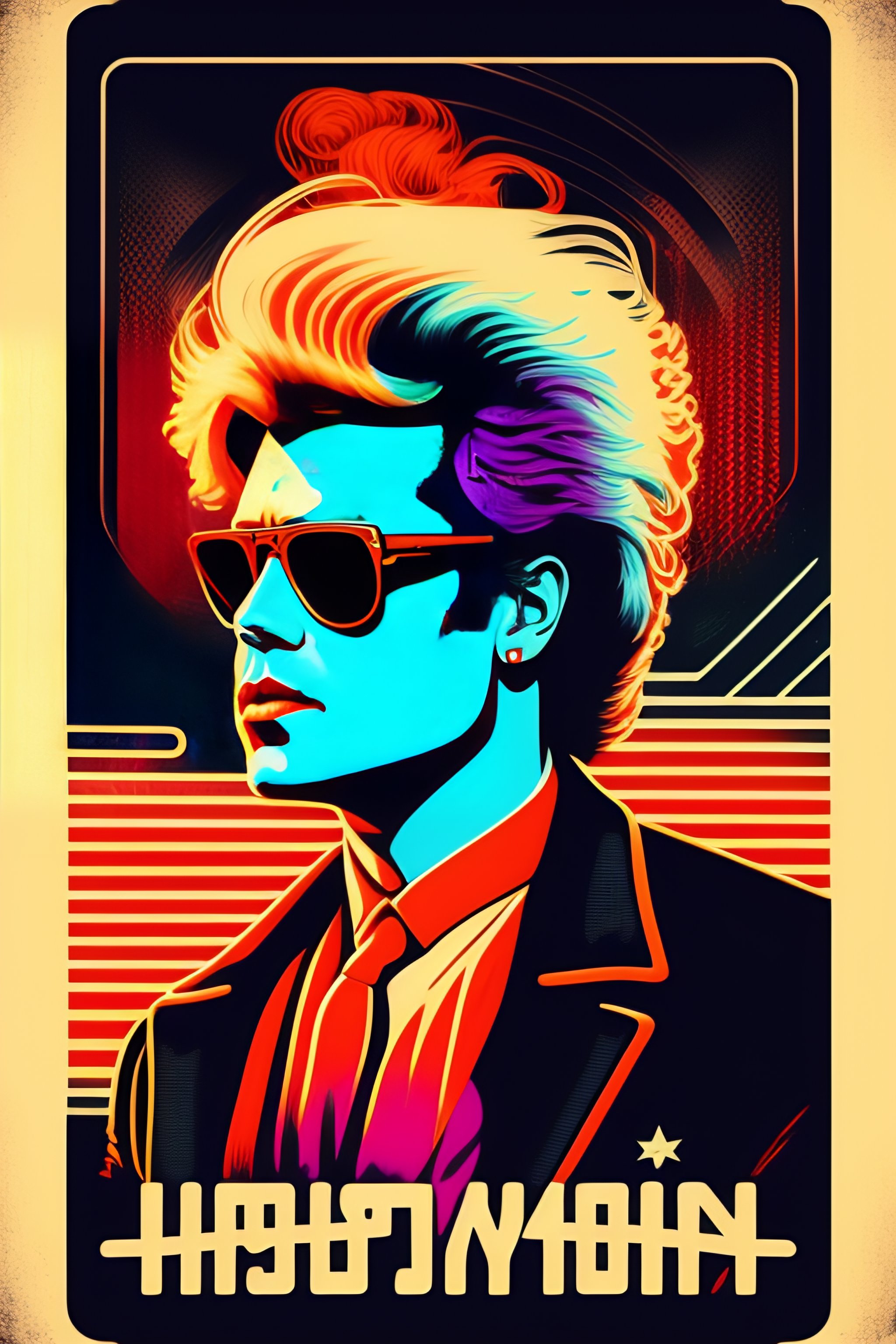 Lexica - Retro 80s vintage rock music illustration art by butcher billy ...