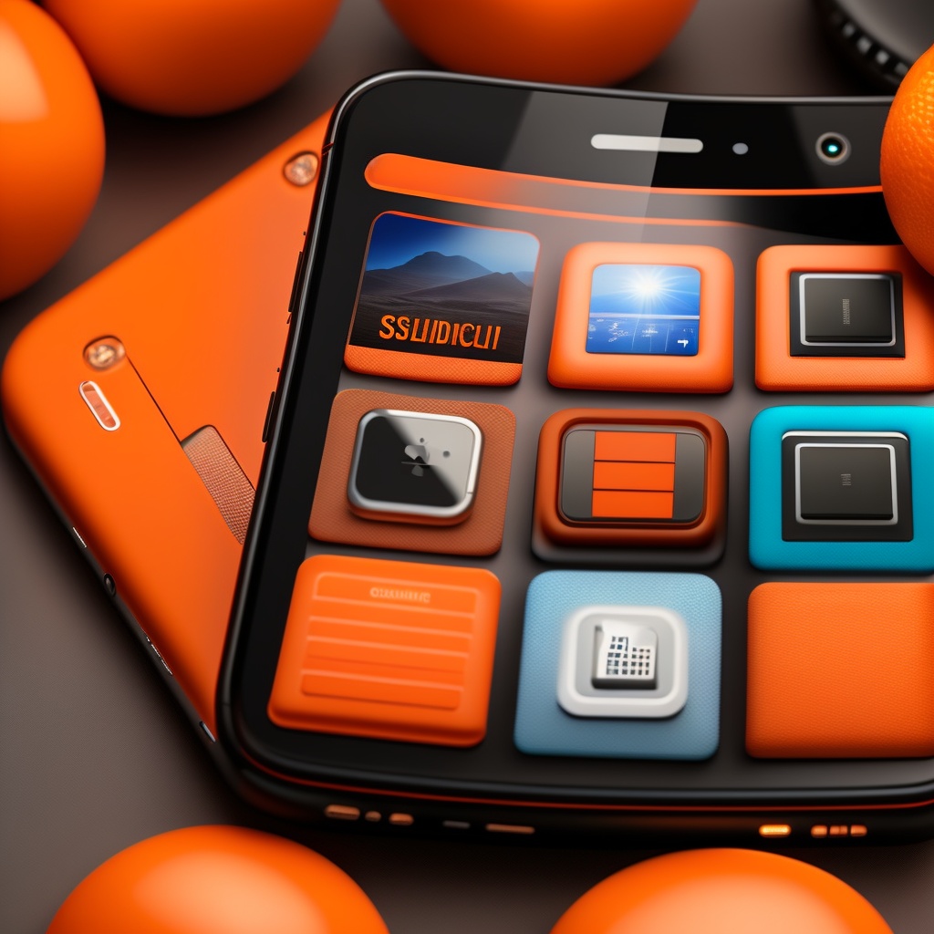 Lexica - Image of a catalog of multimedia products on a cell phone ...