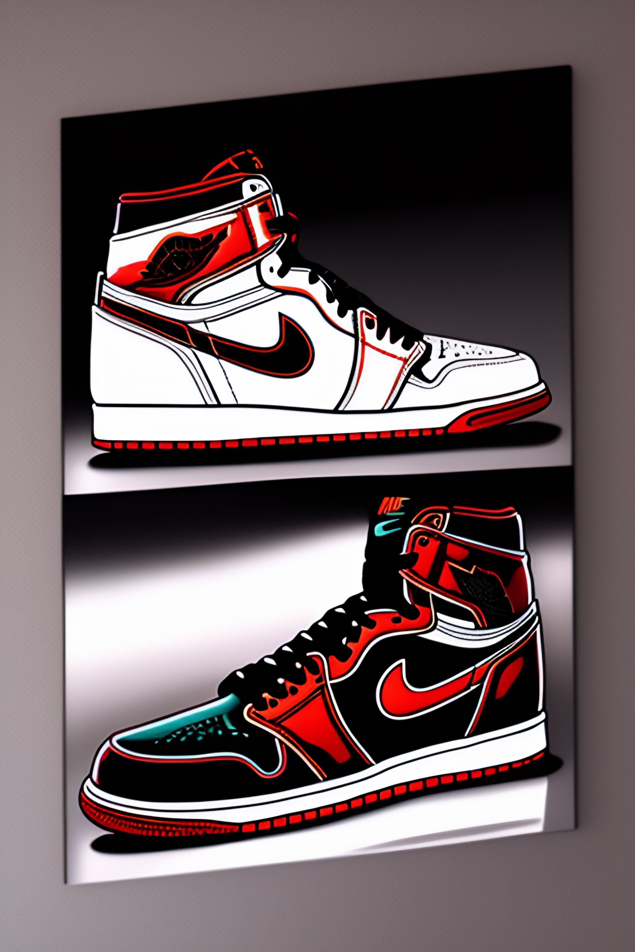 Lexica - Air jordan nike shoes, cartoon