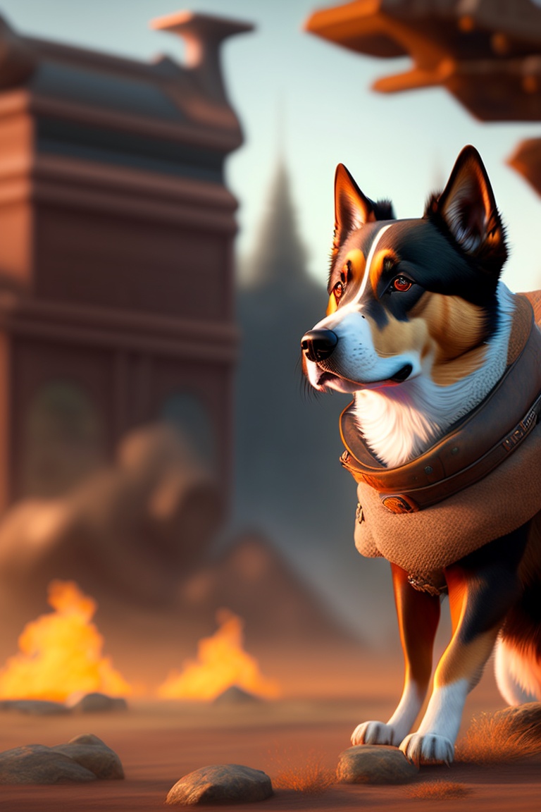 Lexica - IMAGE: 3D Art | STYLE: Post-apocalyptic | COLOR THEME: Rust ...