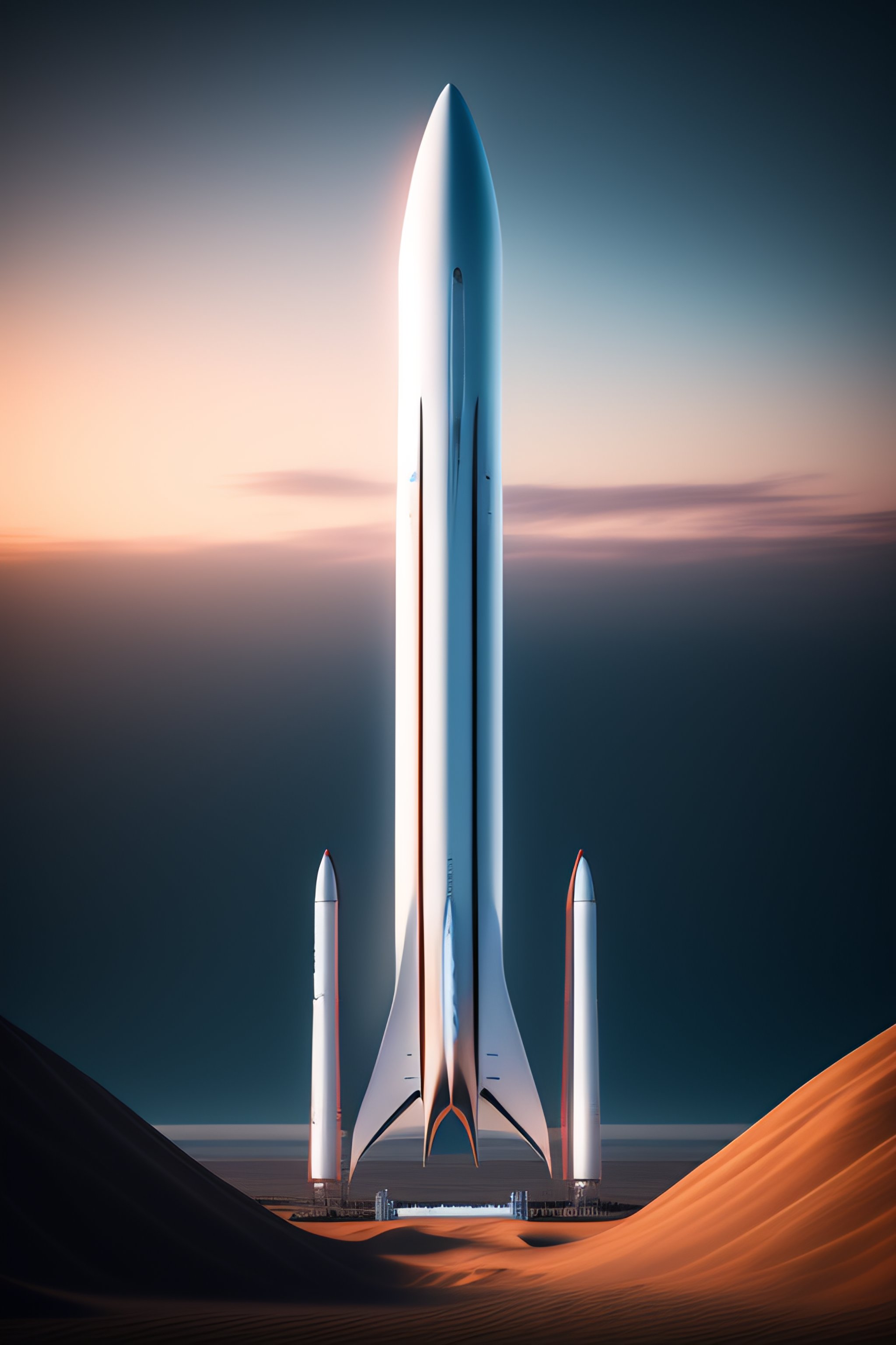 Lexica - 50mm Photograph of SpaceX starship designed by SpaceX ...