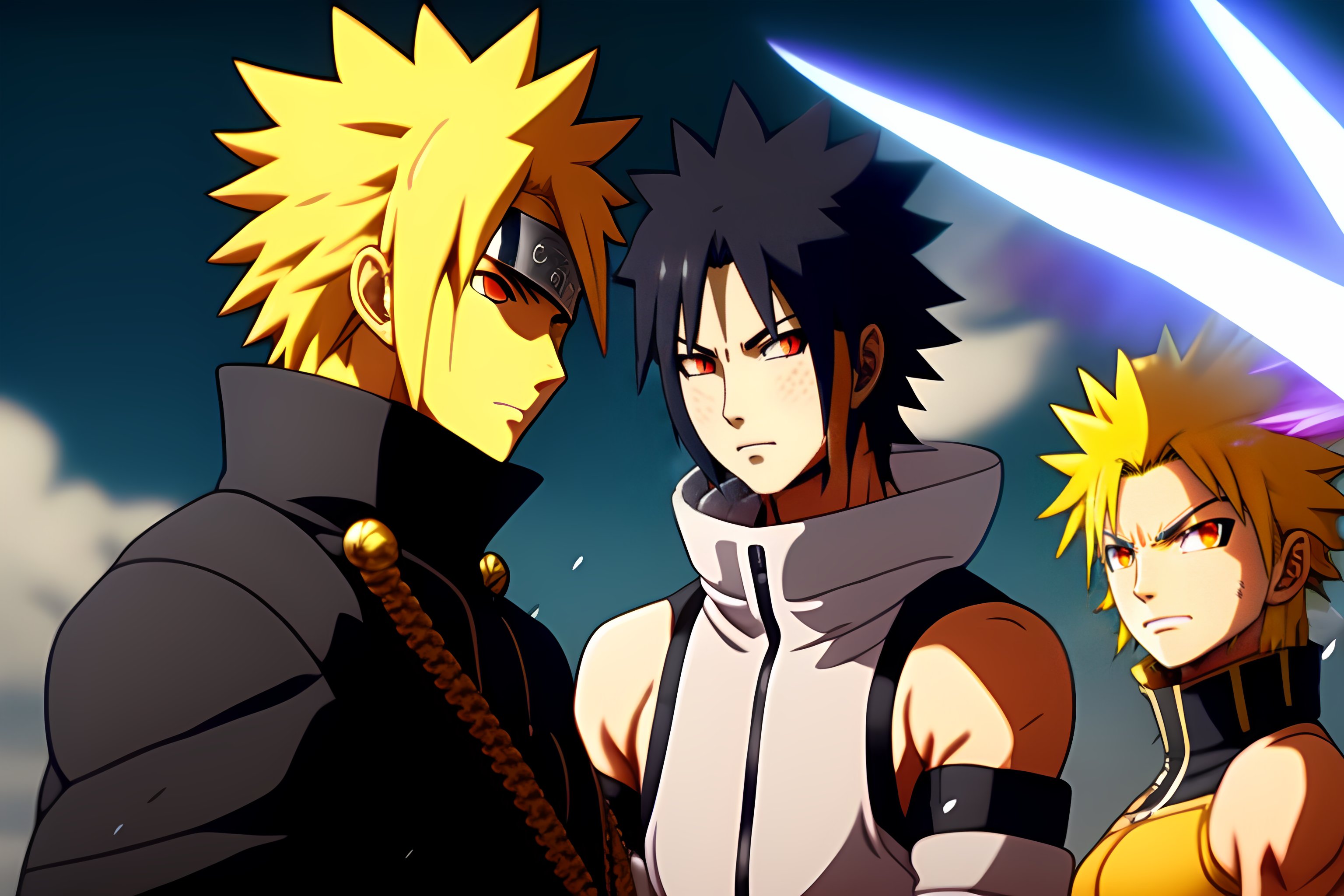 Lexica - Epic, fight, naruto, sasuke, raining