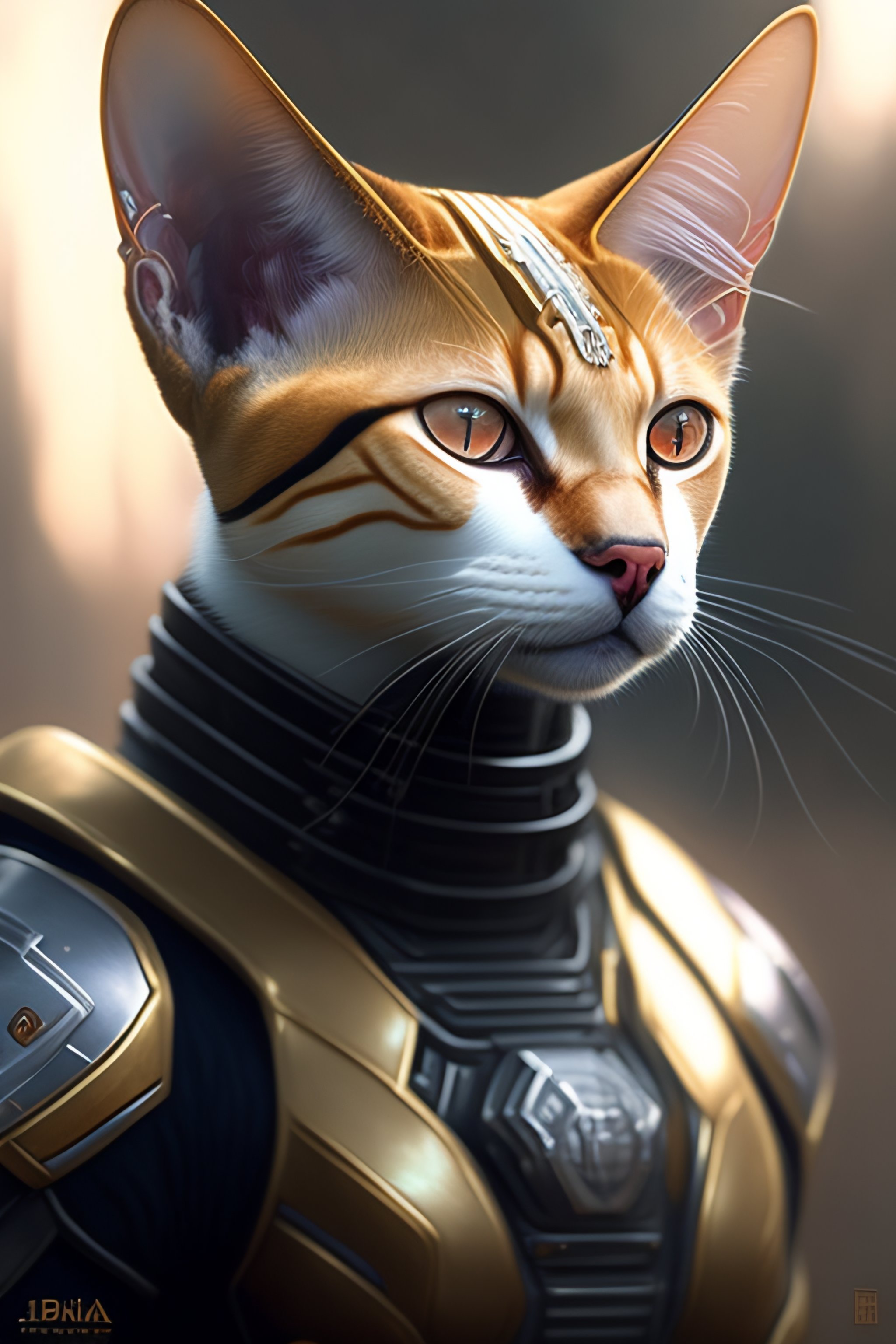 Lexica - A Balinese Cat as the doomslayer, realistic scifi cyberpunk ...