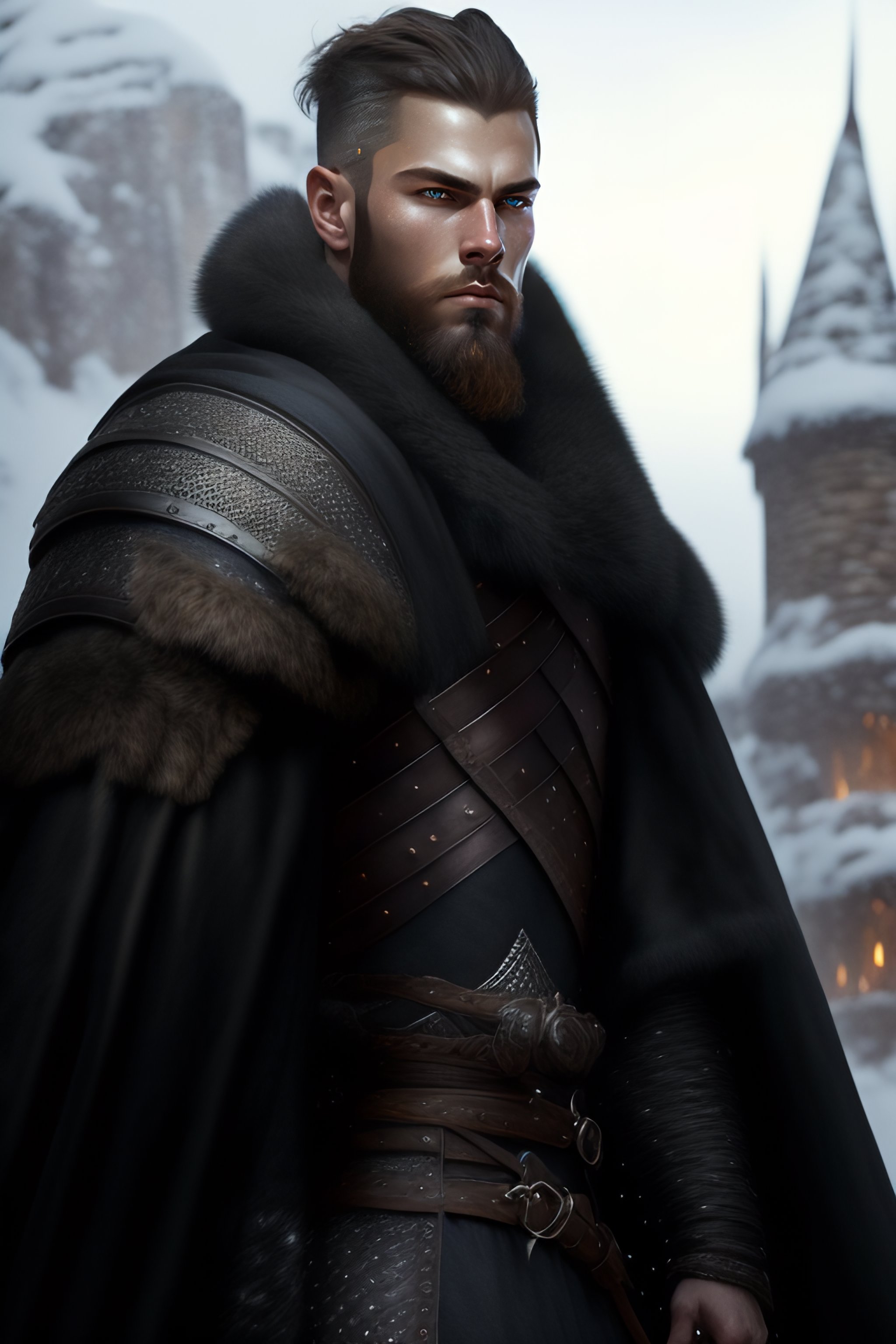 Lexica - Medieval portrait of a viking warrior young man mercenary ...