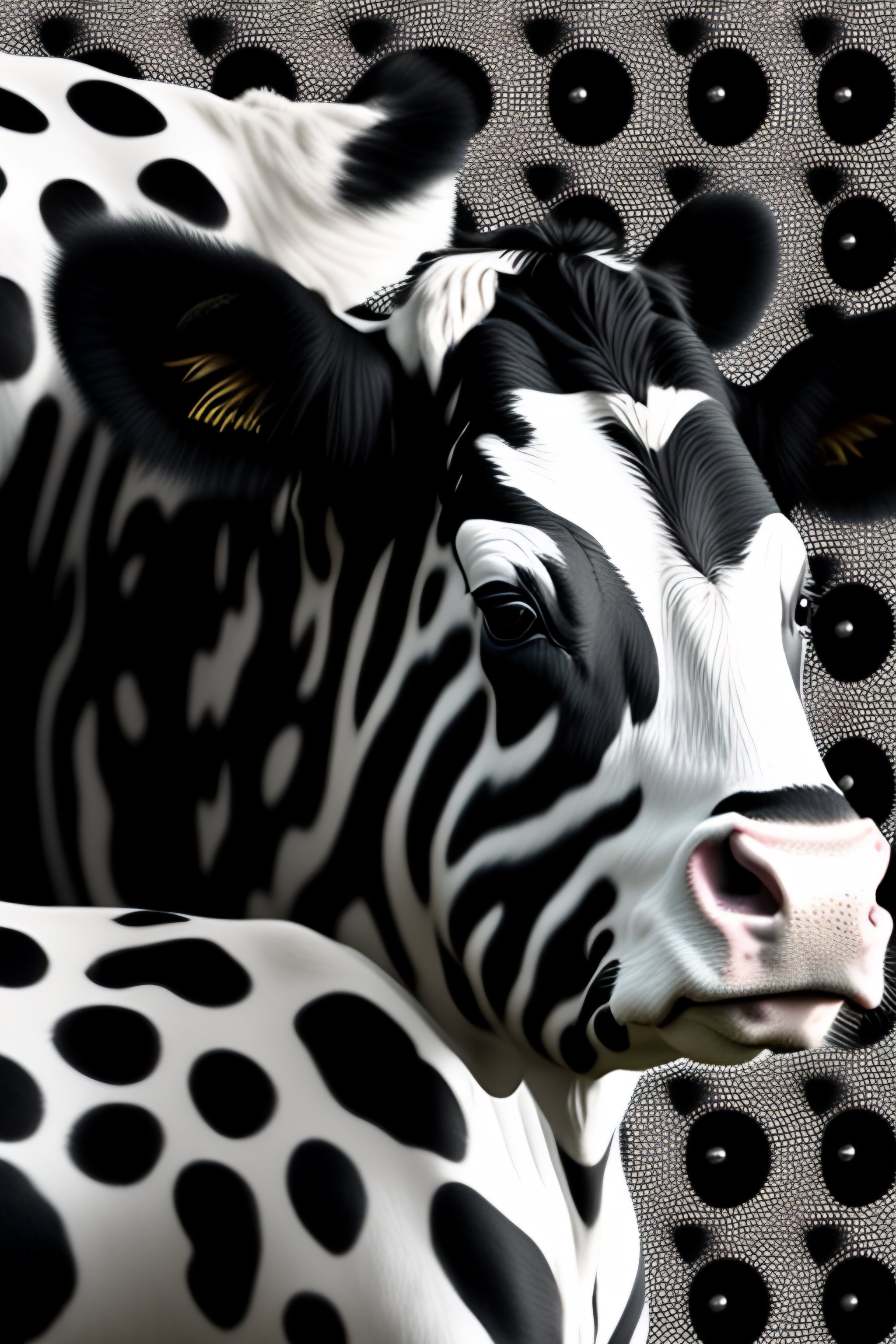 Lexica - Visual stimulation black and white patterns for babies cows