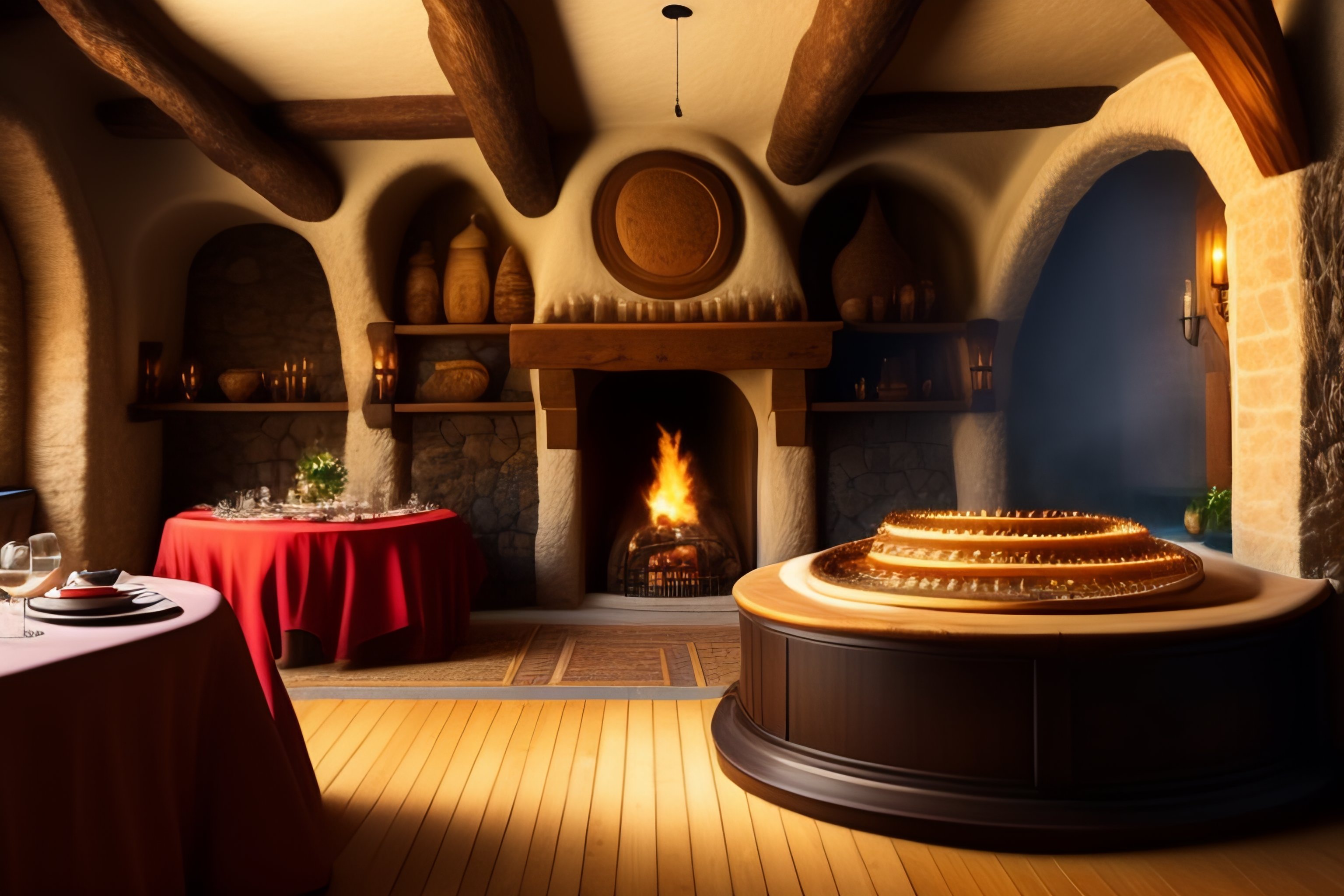 Lexica - A picture of the inside of a renaissance era bakery dining ...