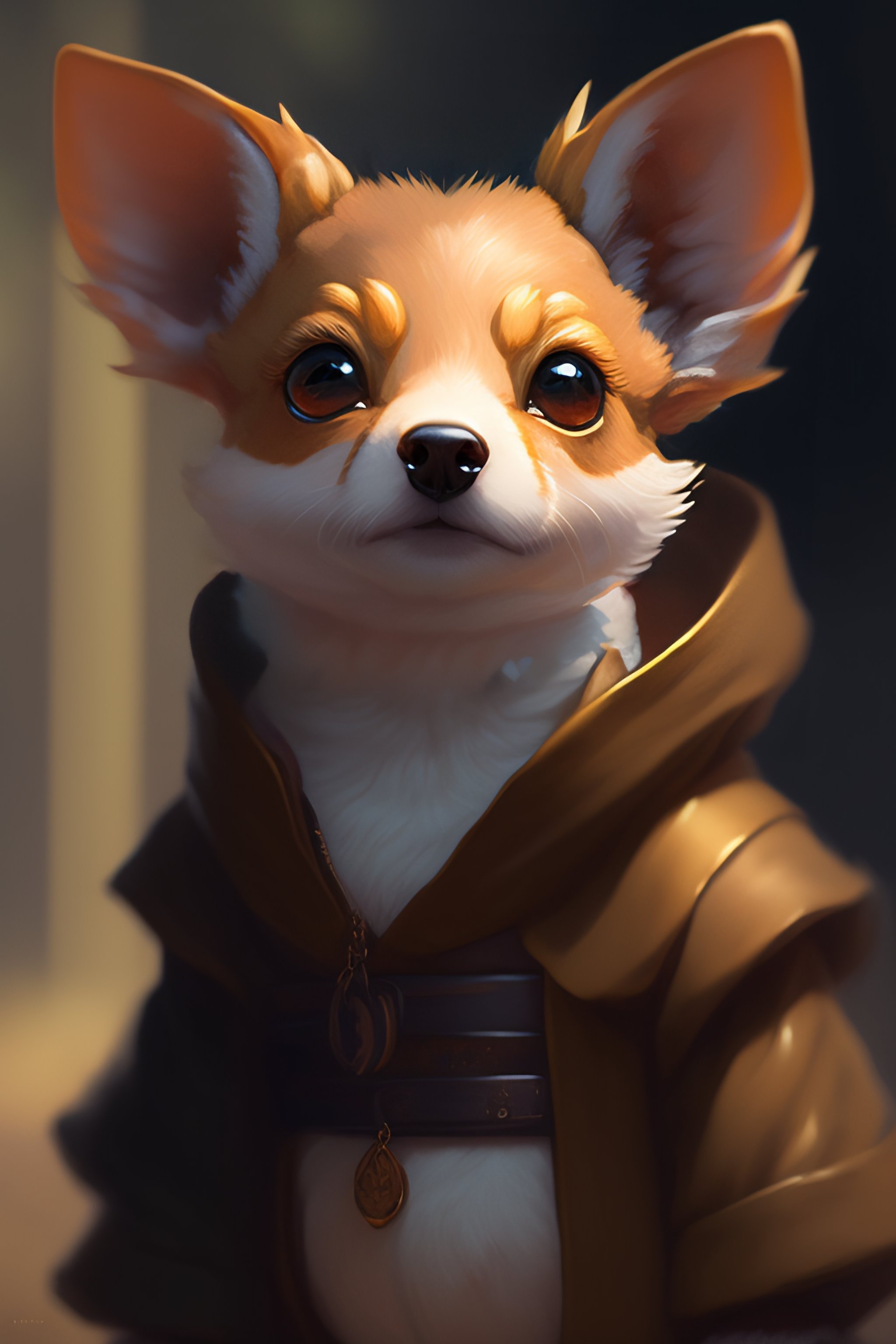 Lexica - A portrait of a small soft robot Kobold by Greg Rutkowski ...