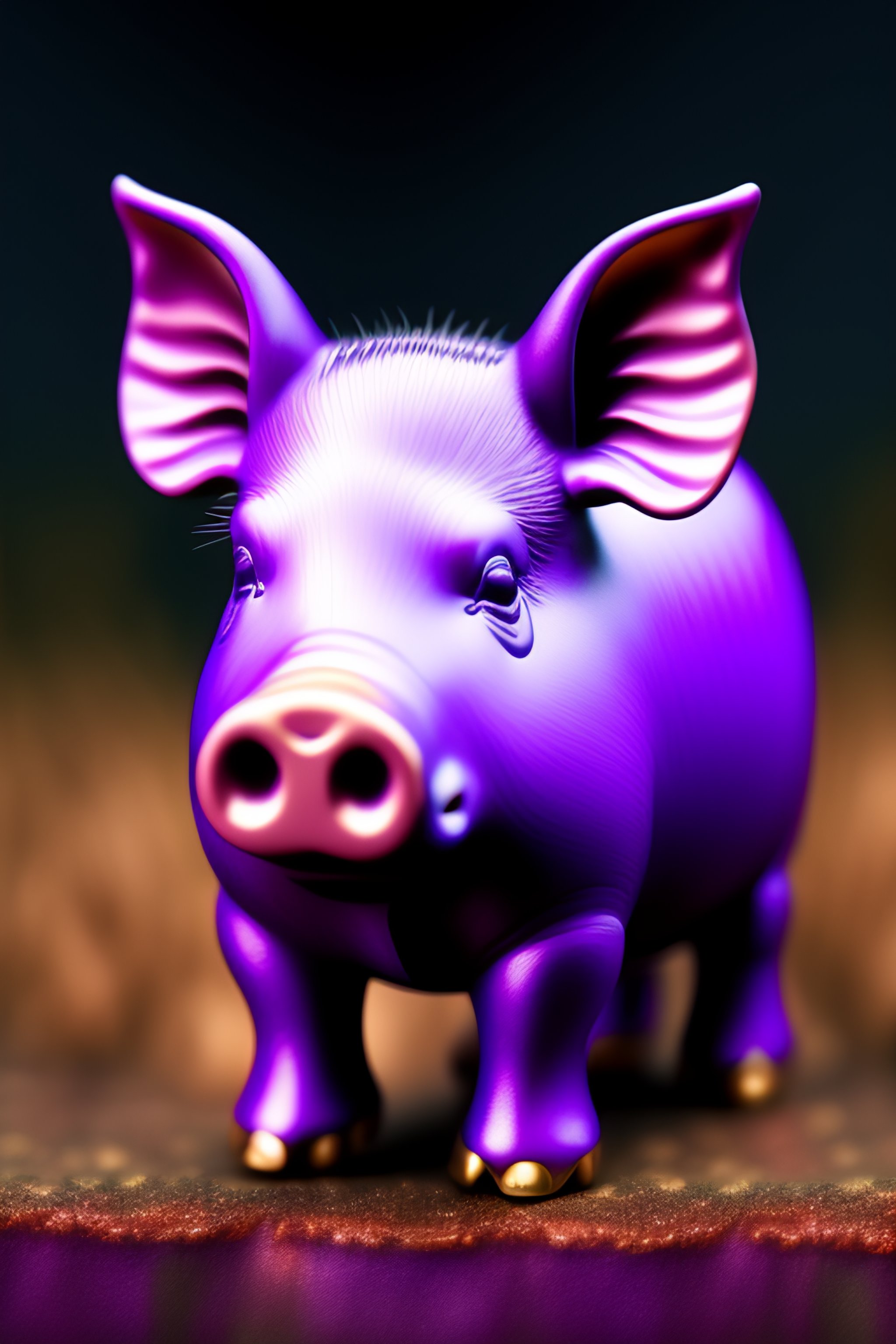 Lexica - Purple pig
