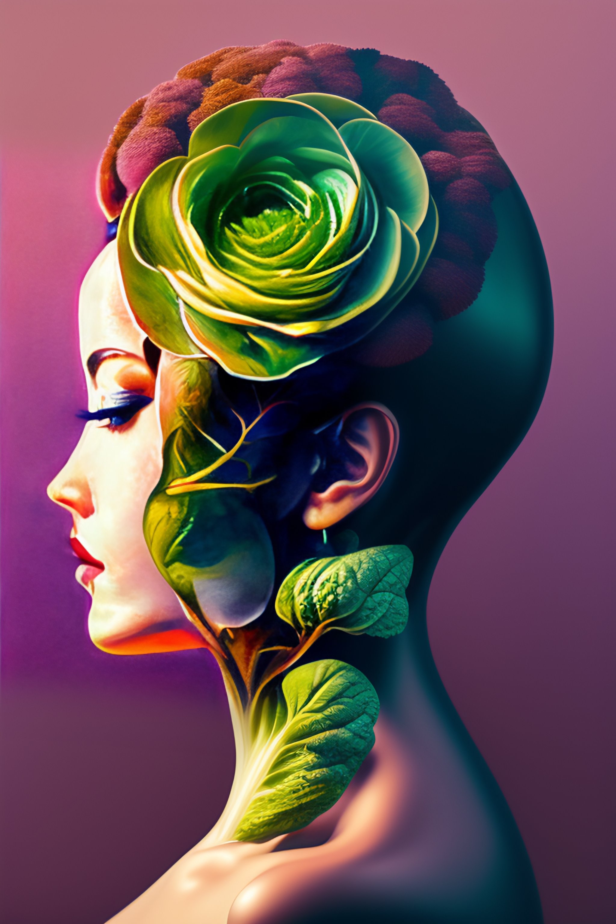 Lexica - The anatomy of a head of lettuce, an ultrafine detailed ...