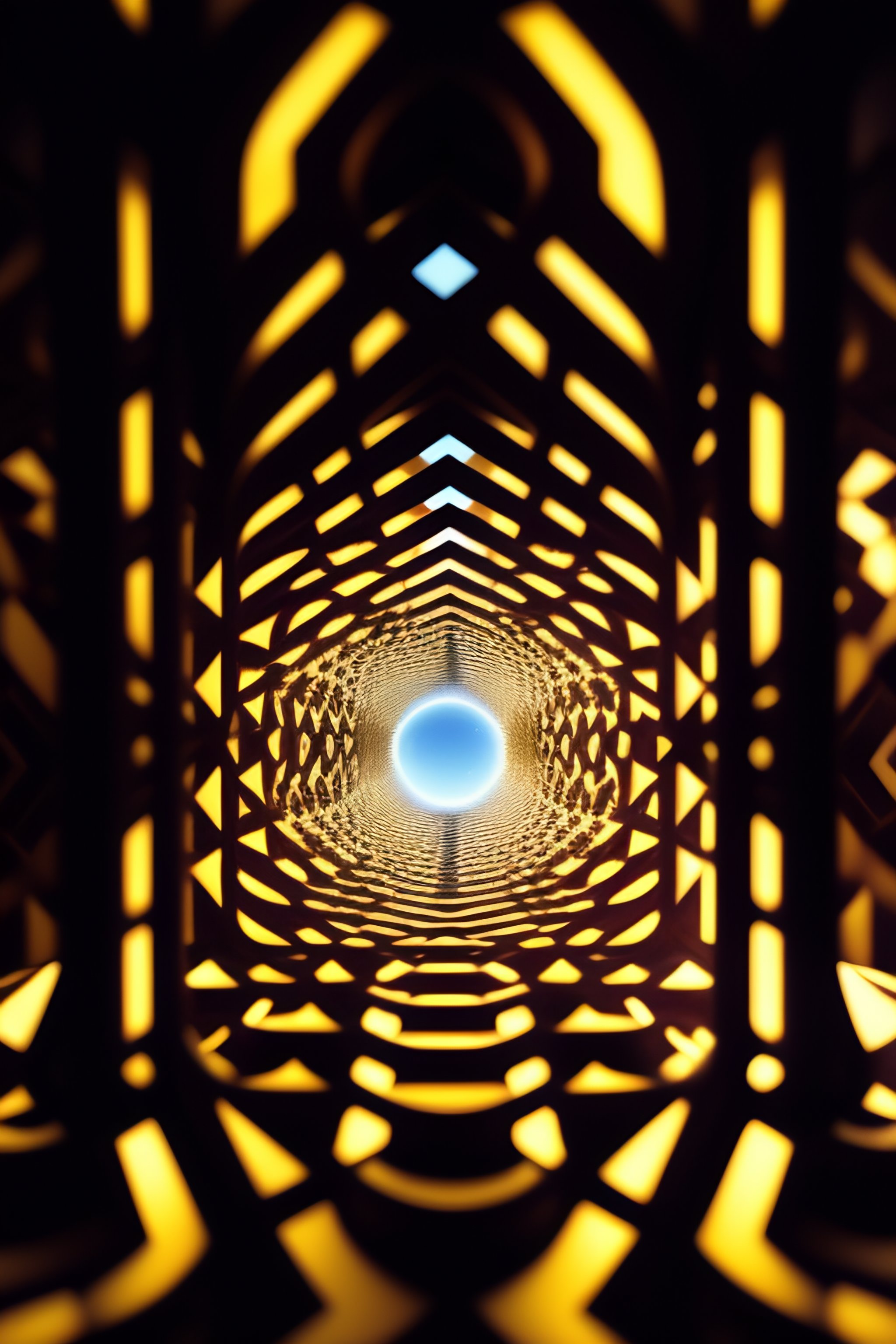 Lexica - Infinite completely straight strands of light emitted from ...