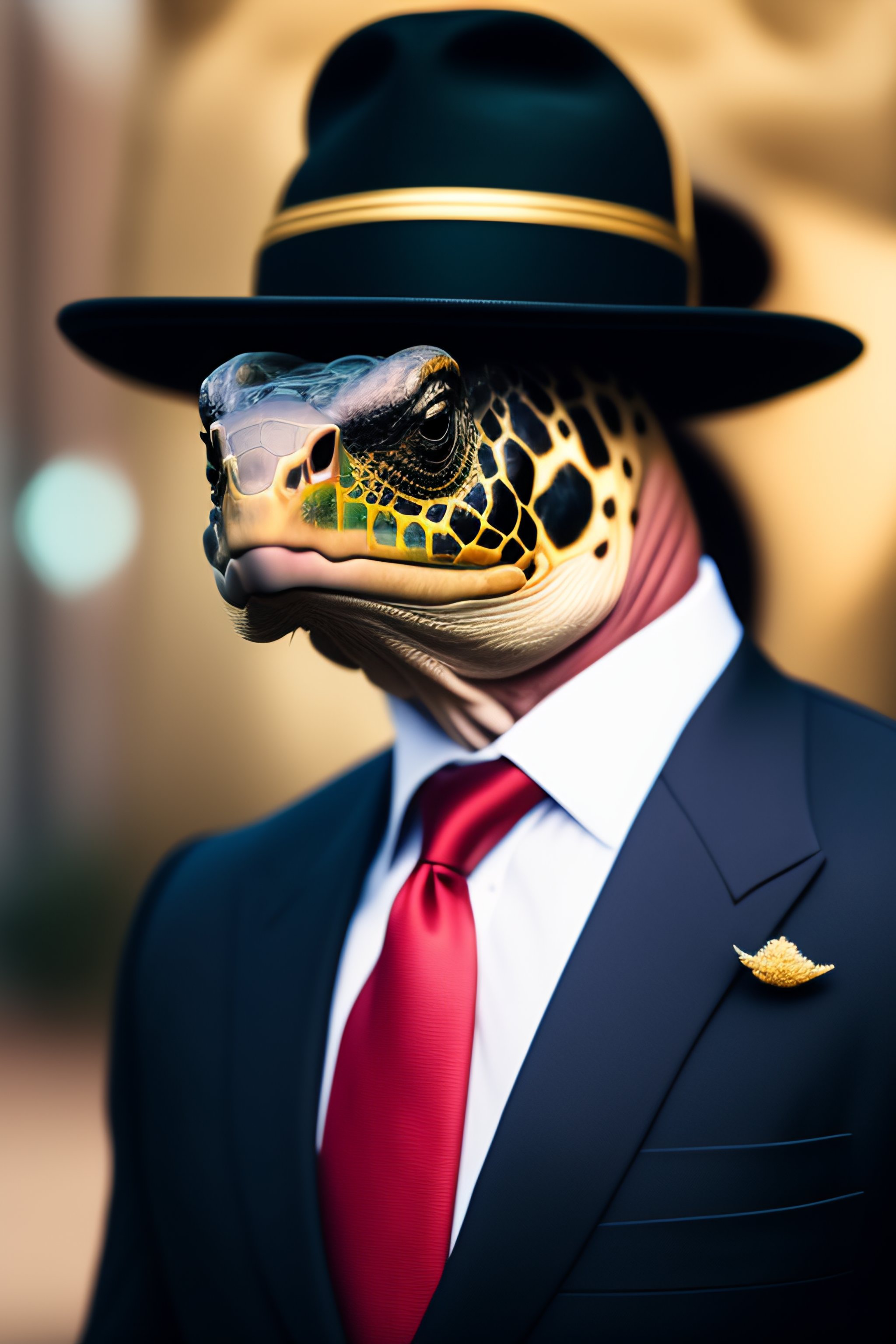 Lexica - Humanoid tortoise in a suit