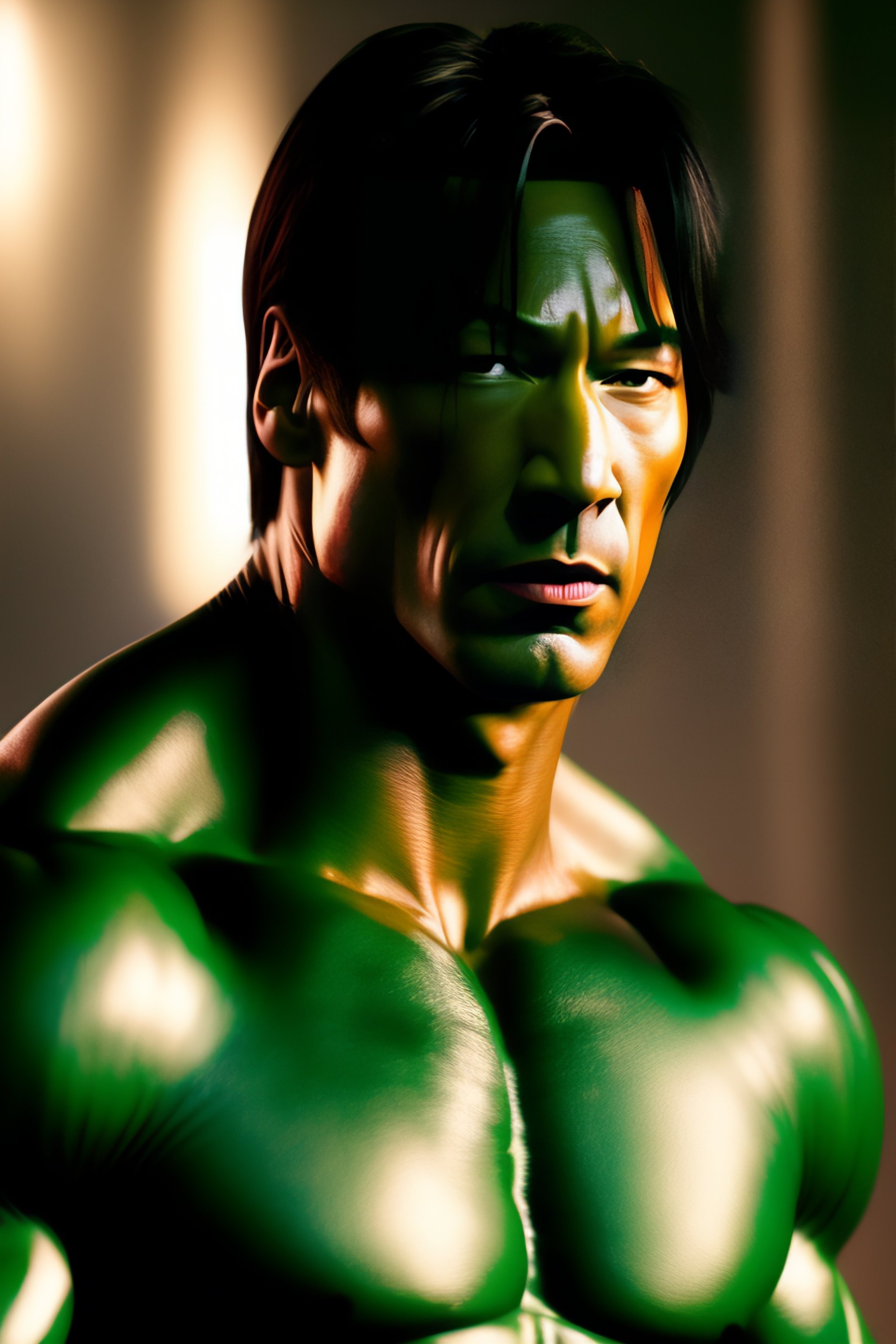 Incredible Hulk With Beard