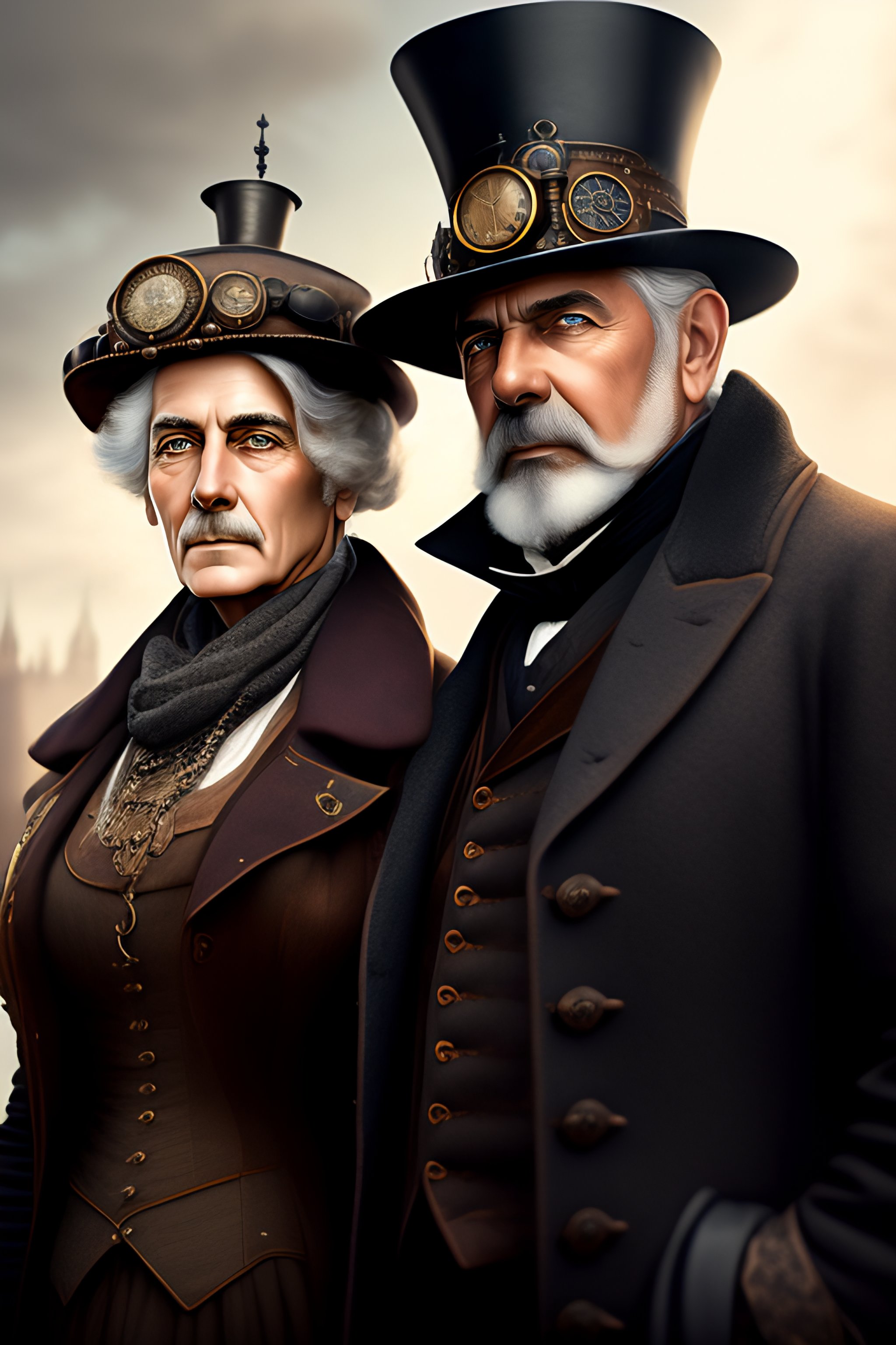 Lexica - Steampunk, victorian london landscape, beautiful, stunning ...
