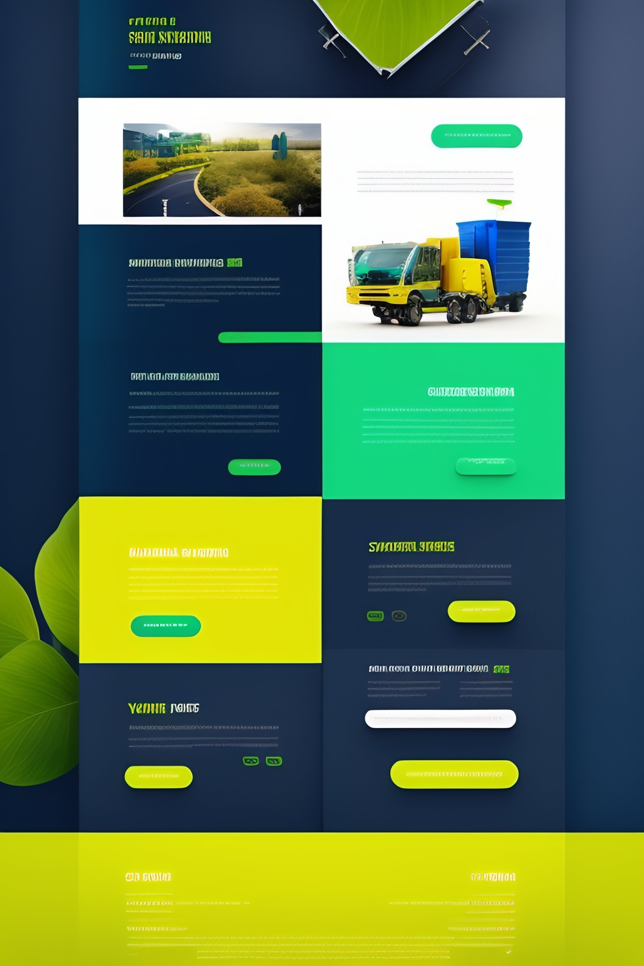 Lexica - Recycling garbage landing page template, eps Recycling, bleu ...