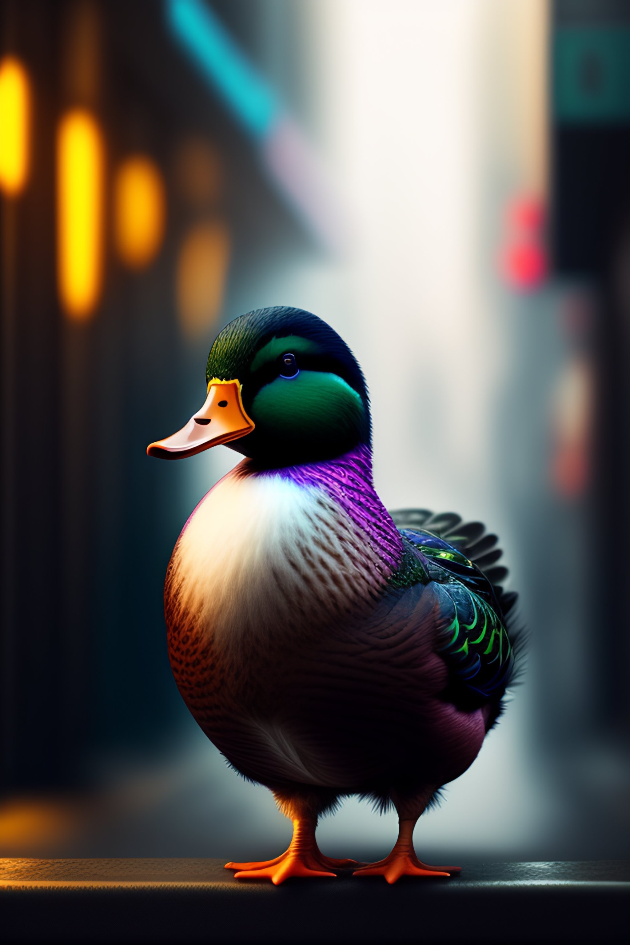 Lexica - A duck as a gatekeeper of the open free internet, cyberpunk ...