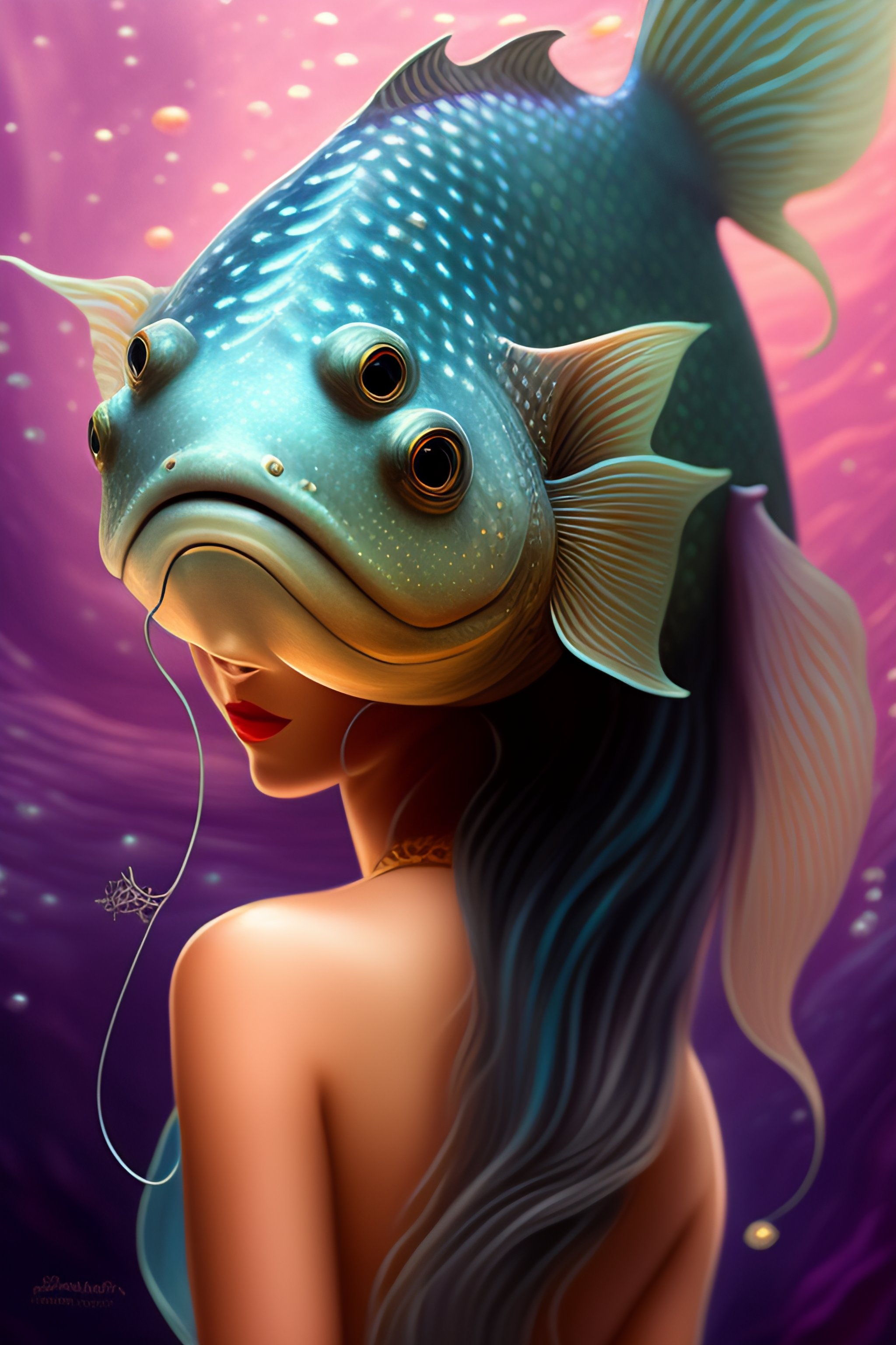 Lexica - Angler fish mermaid