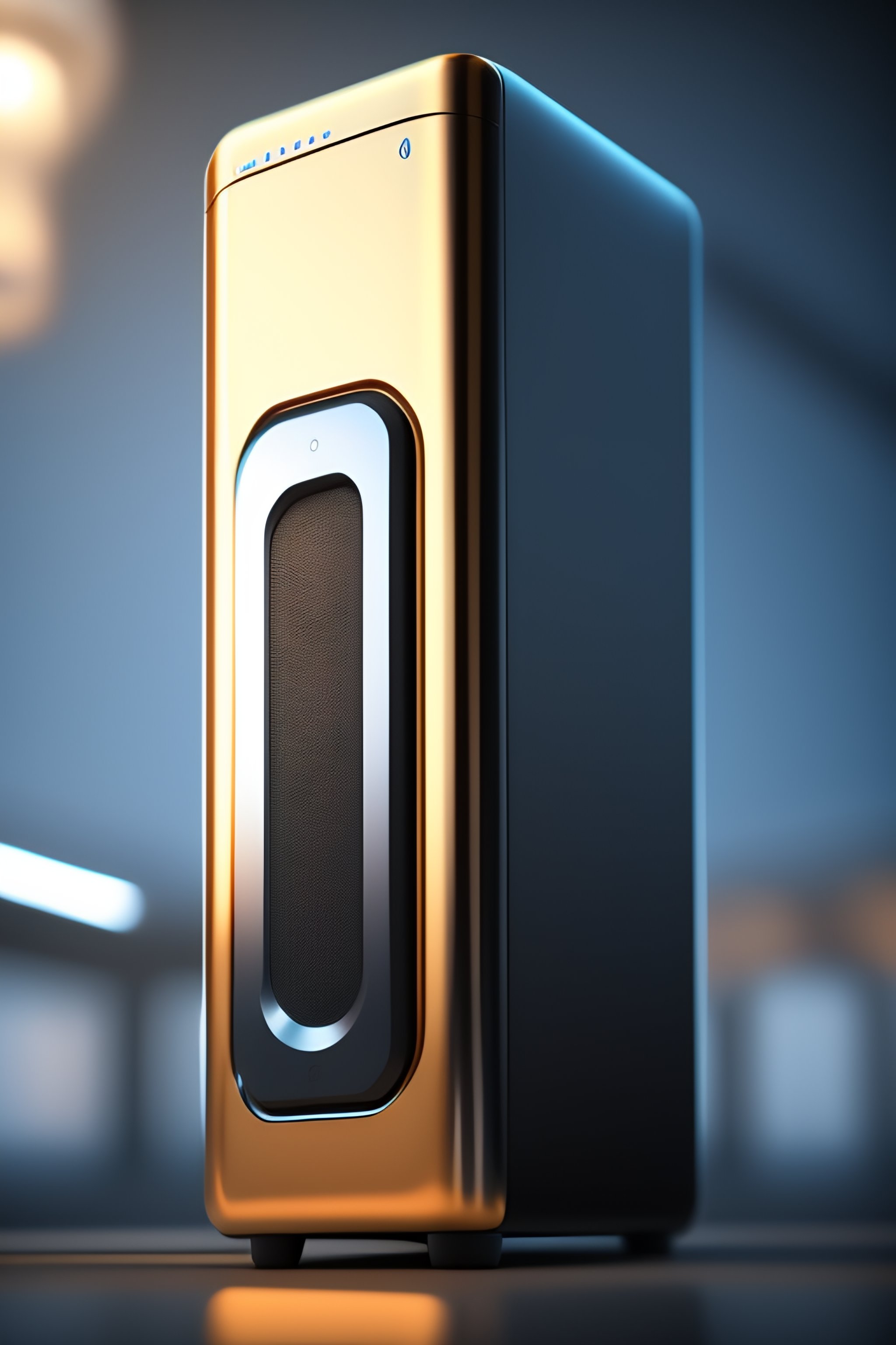 Lexica - A realistic image of an anthropomorphic computer tower ...