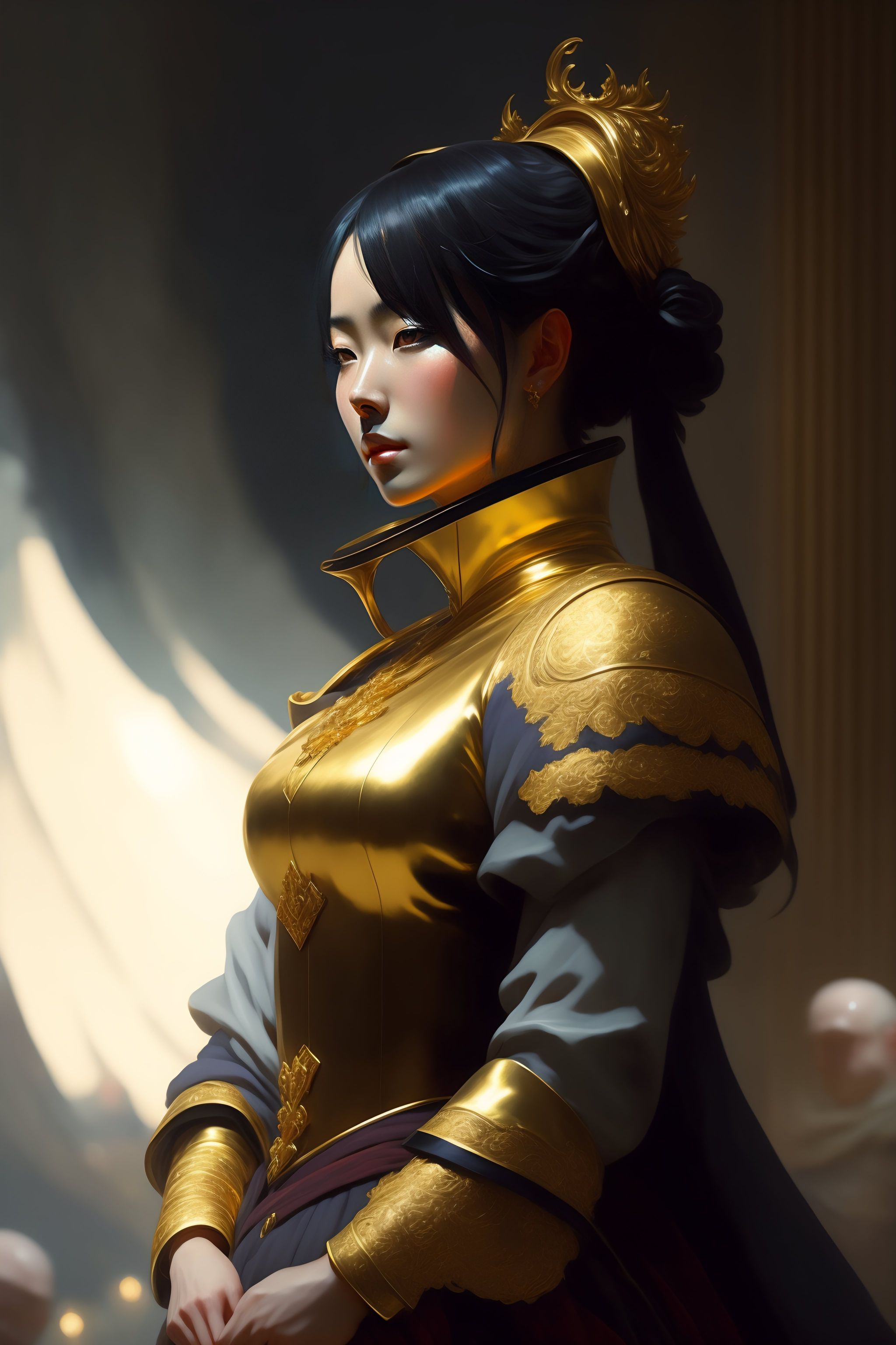 Lexica - Baroque oil painting anime key visual full body portrait ...